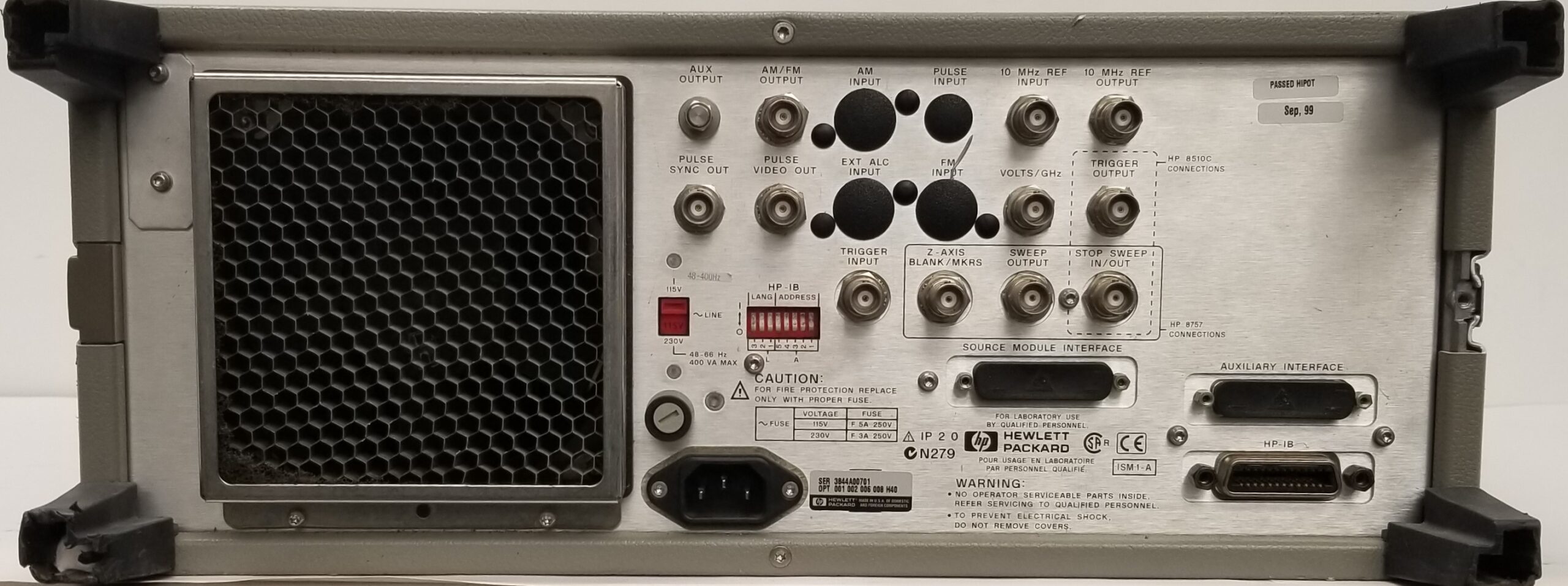 Hewlett Packard 83650B Signal Generator 10MHz-50GHz