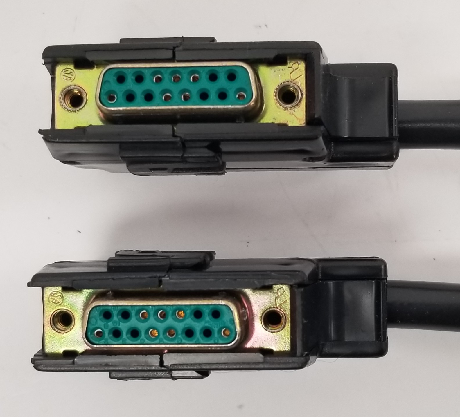 Keithley SMU Power Cable – 15-Pin DIN to Dual DB15 Female 36"