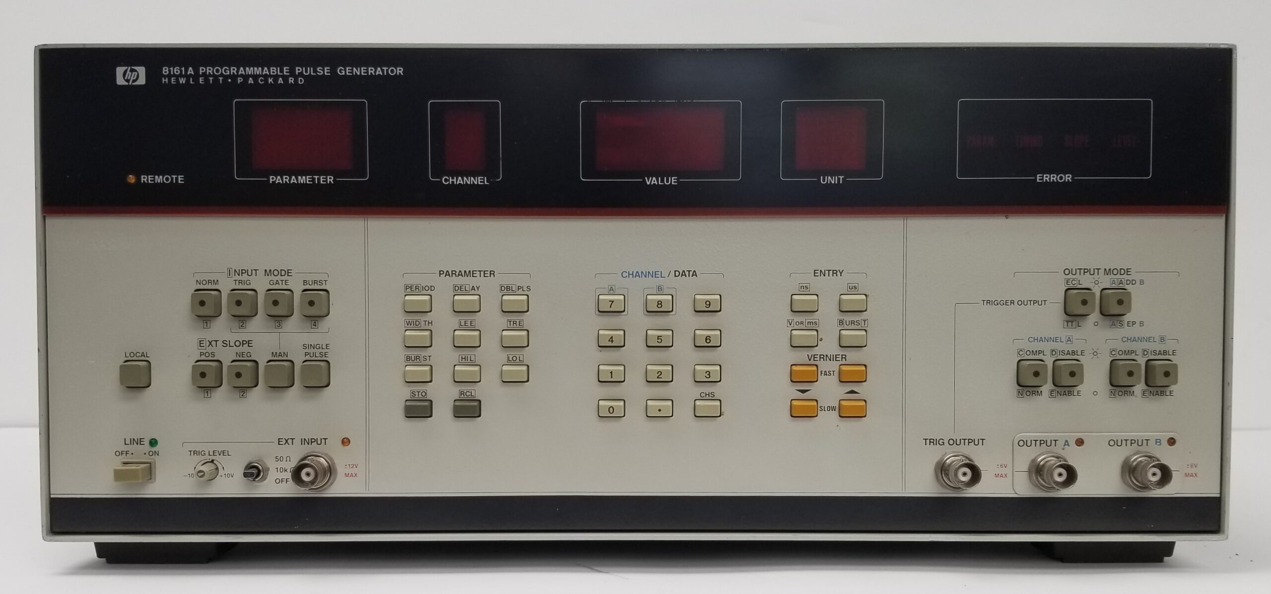 Hewlett Packard 8161A Programmable Pulse Generator