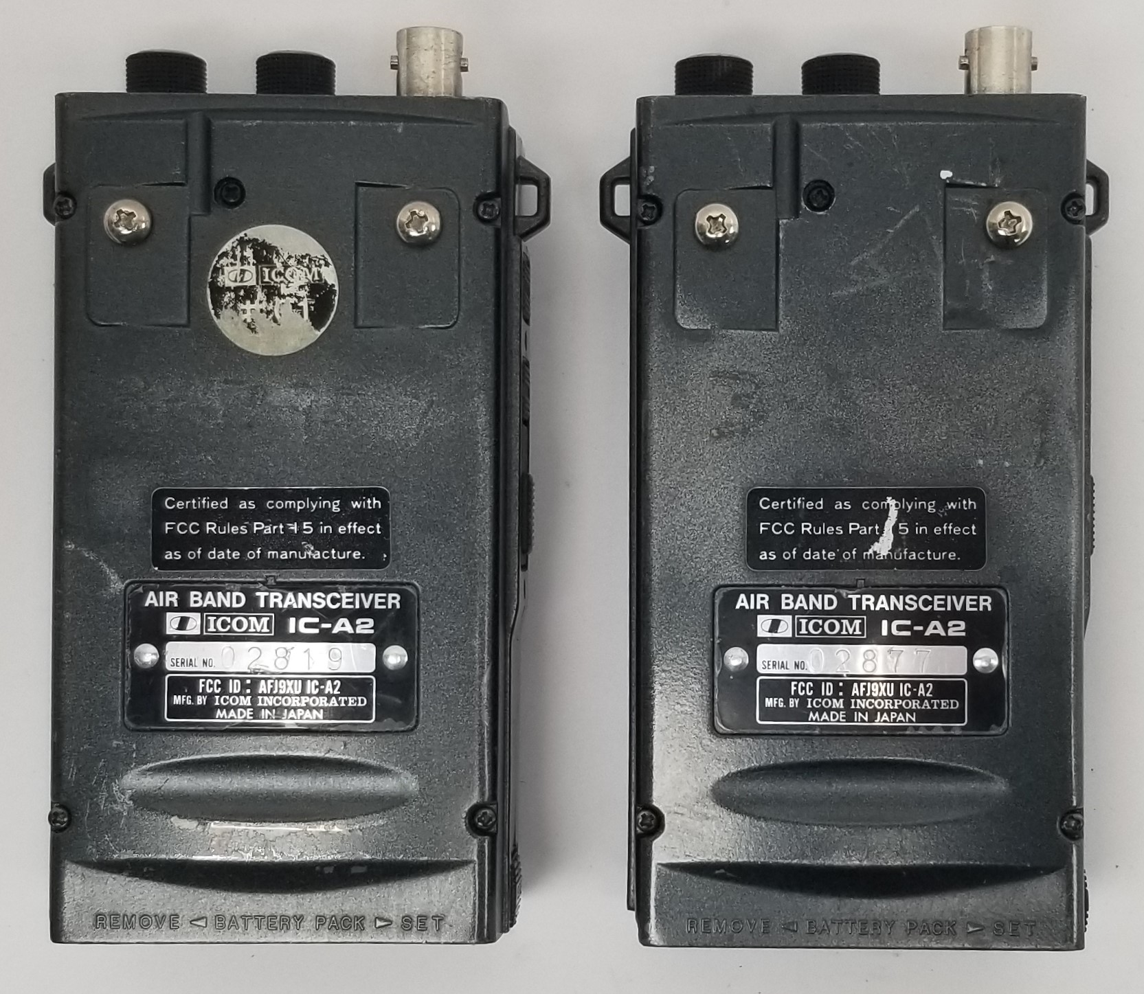 Icom IC-A2 Aircraft Band Handheld Transceiver