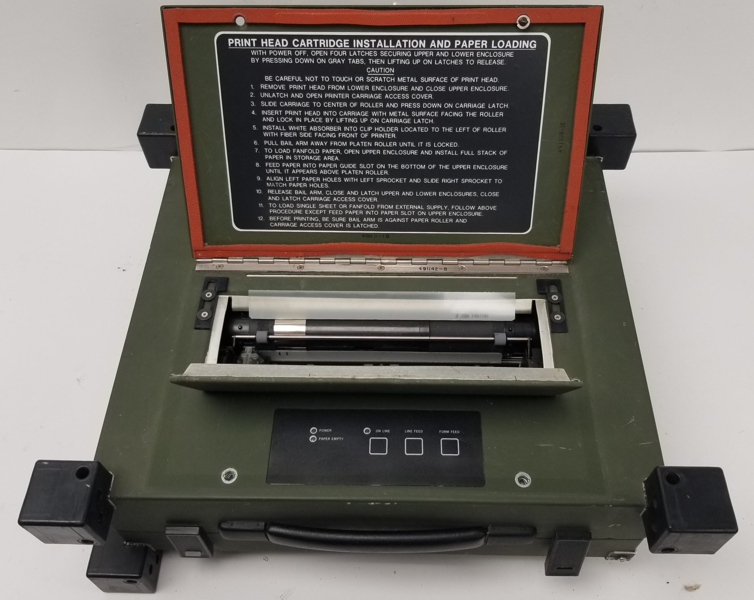 Miltope JET-150X32766 Rugged Military Tactical Data Printer