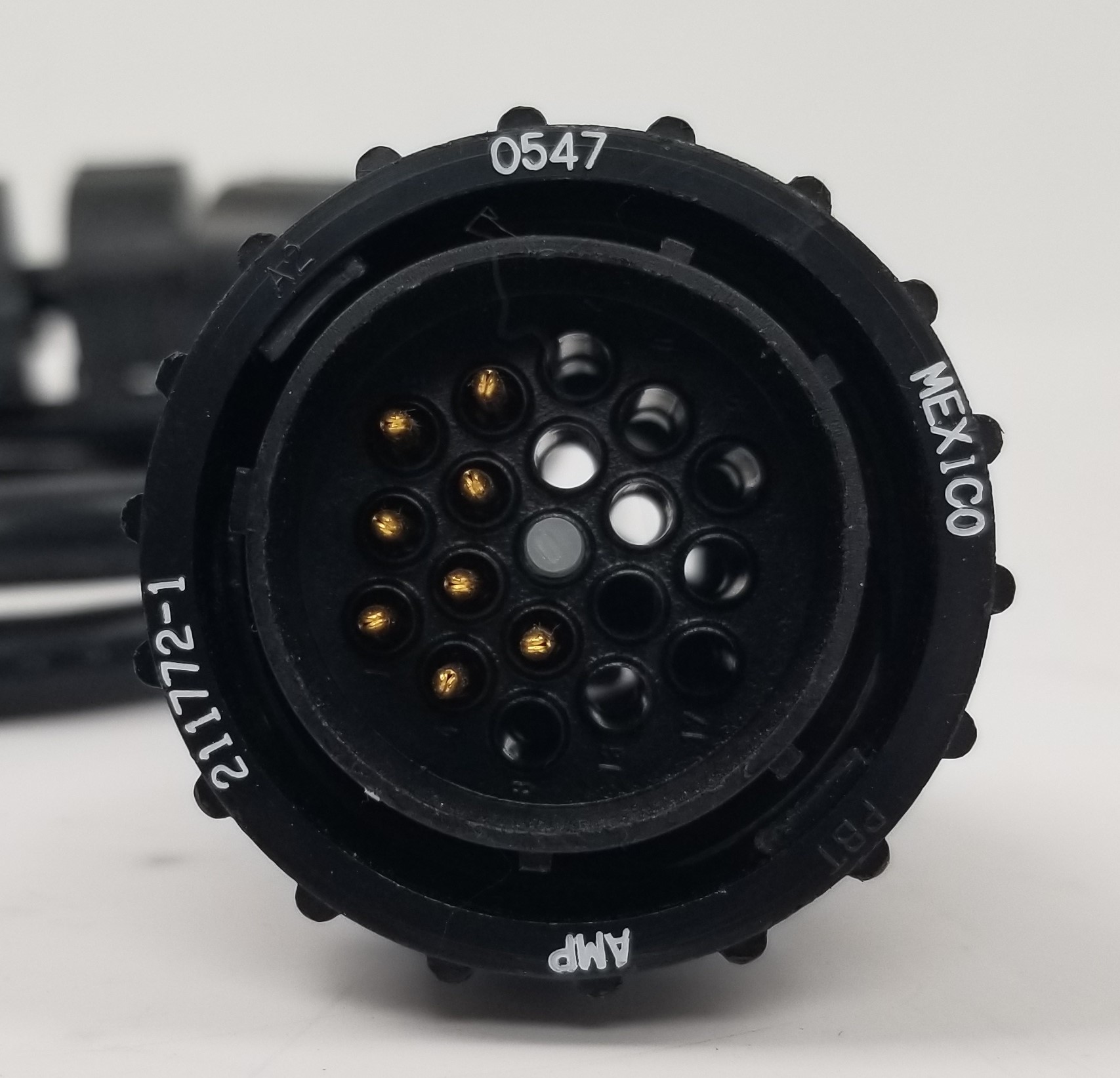 Keithley SMU Power Cable – 15-Pin DIN to DB15 Female 36″