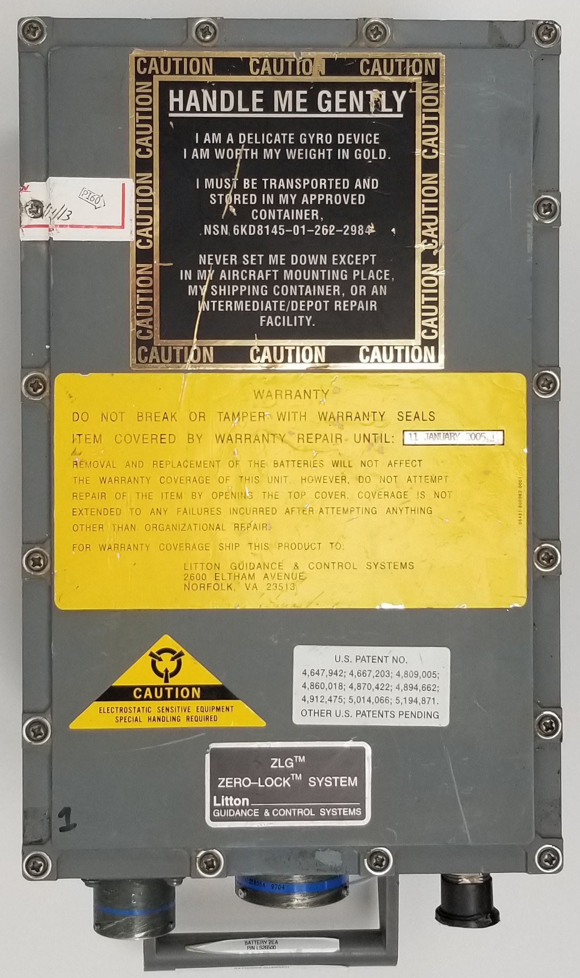 Litton 800990-2 LTN-92 Inertial Navigation System