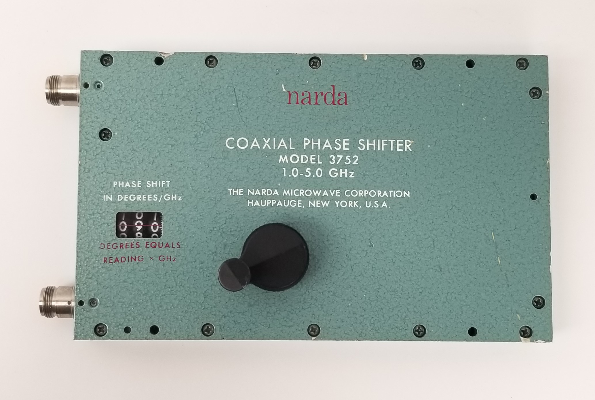 Narda 3752 Coaxial Phase Shifter 1-5GHz