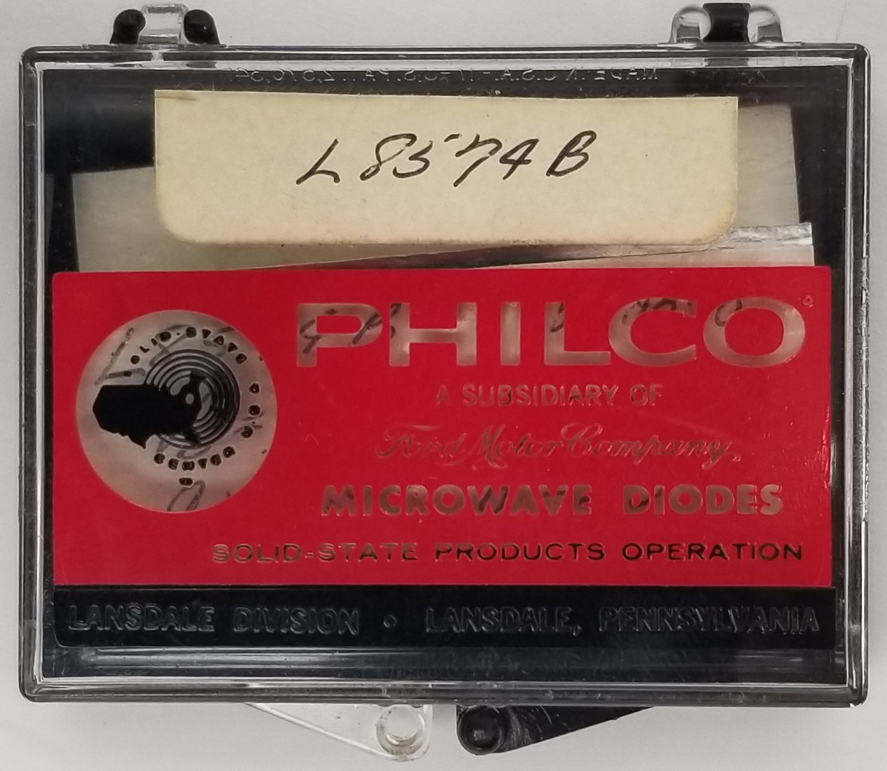 Philco L8574B Microwave Diode
