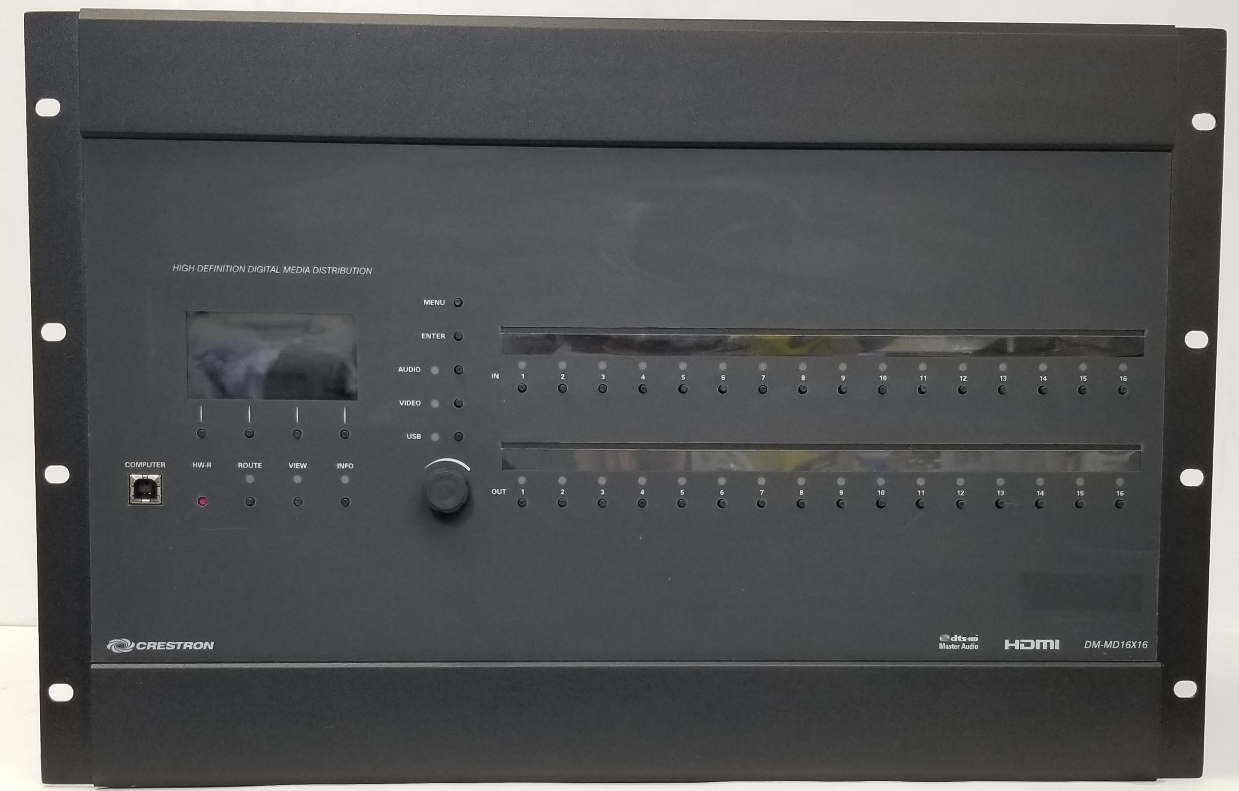 Crestron DM-MD16X16-RPS DigitalMedia™ Switch with Cards