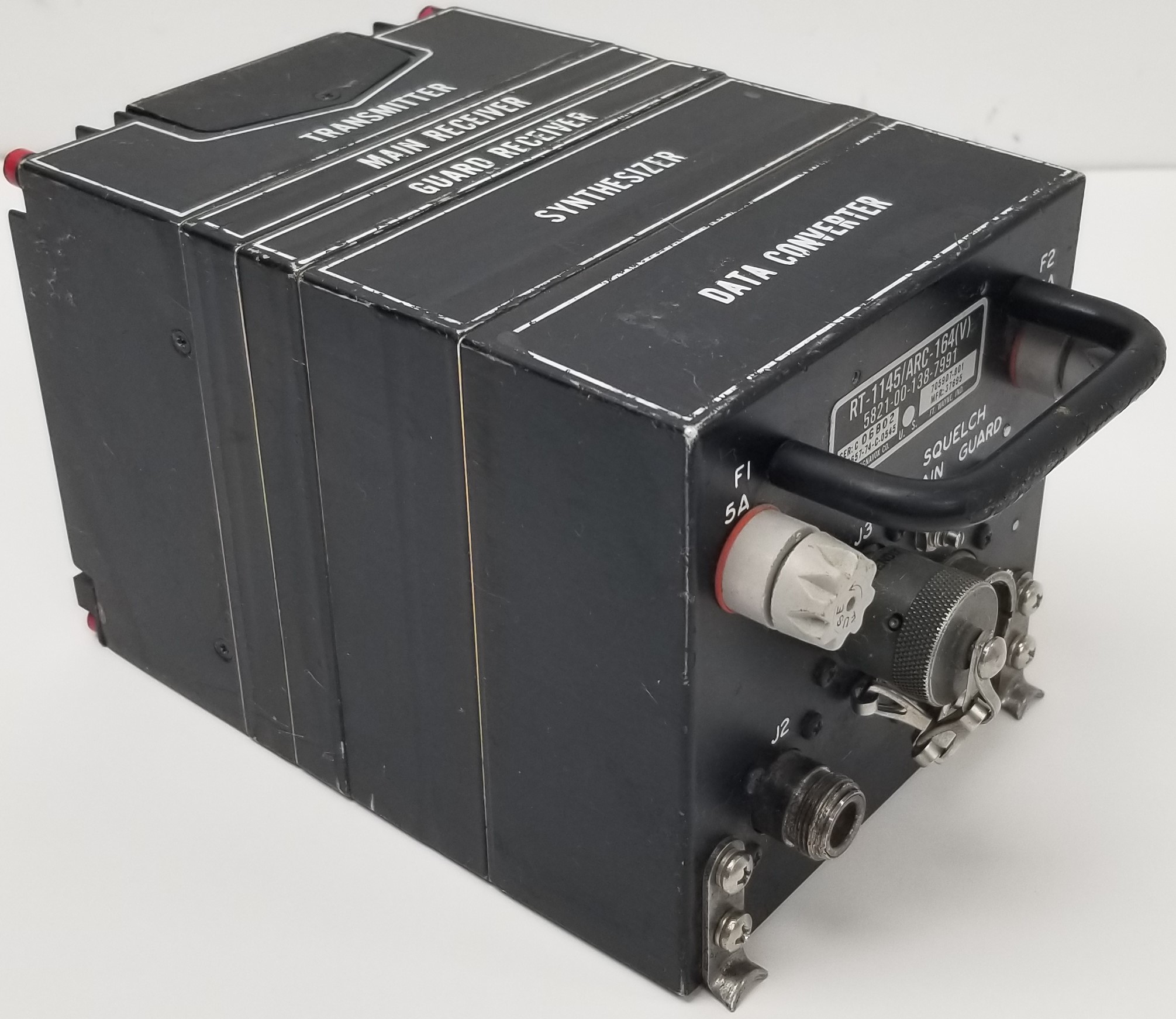 Magnavox RT-1145/ARC-164(V) 5821-00-138-7991 Aircraft UHF Radio Transceiver