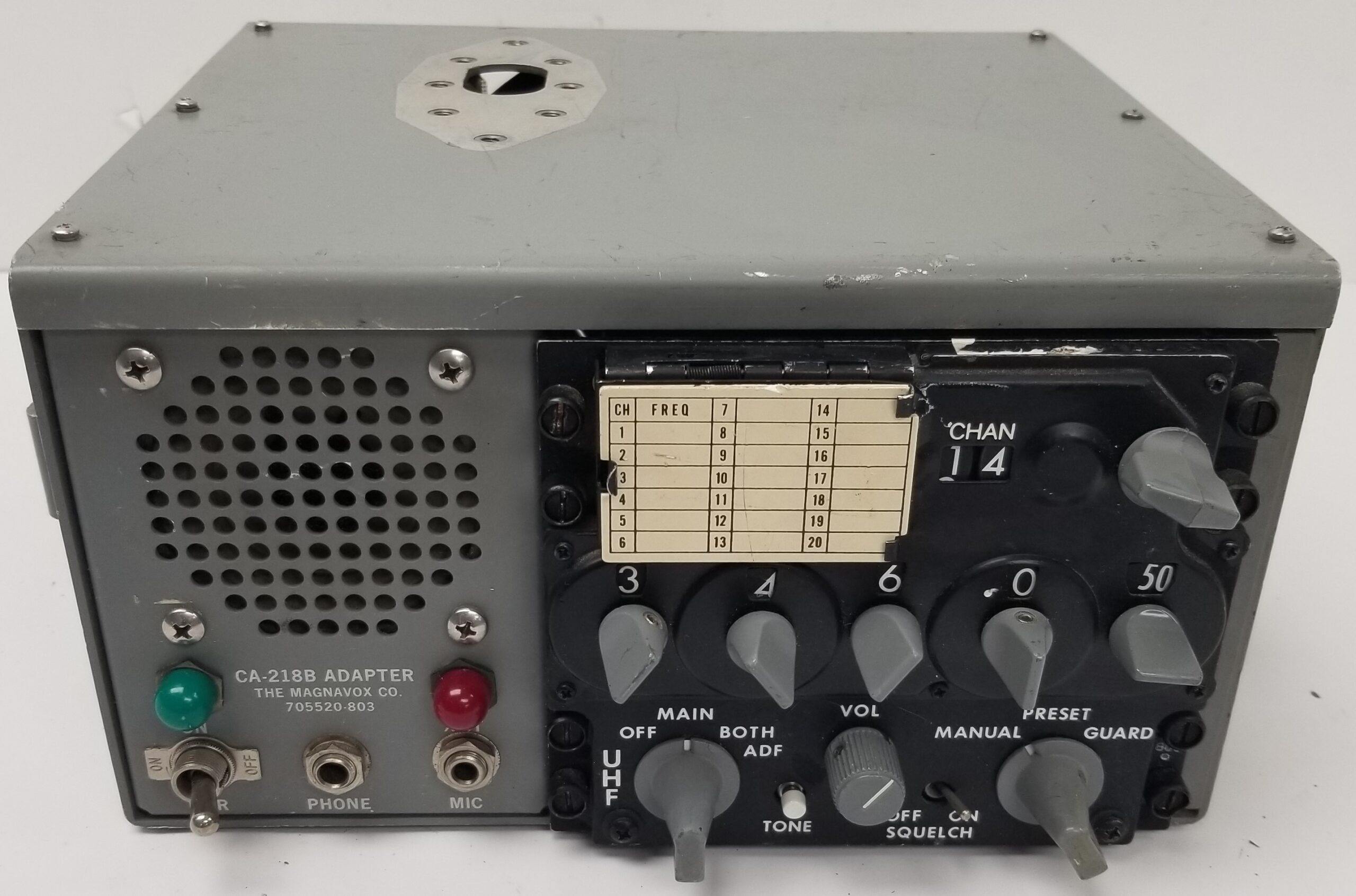 Magnavox RT-1168/ARC-164(V) UHF Aircraft Transceiver with CA218B A.C ...