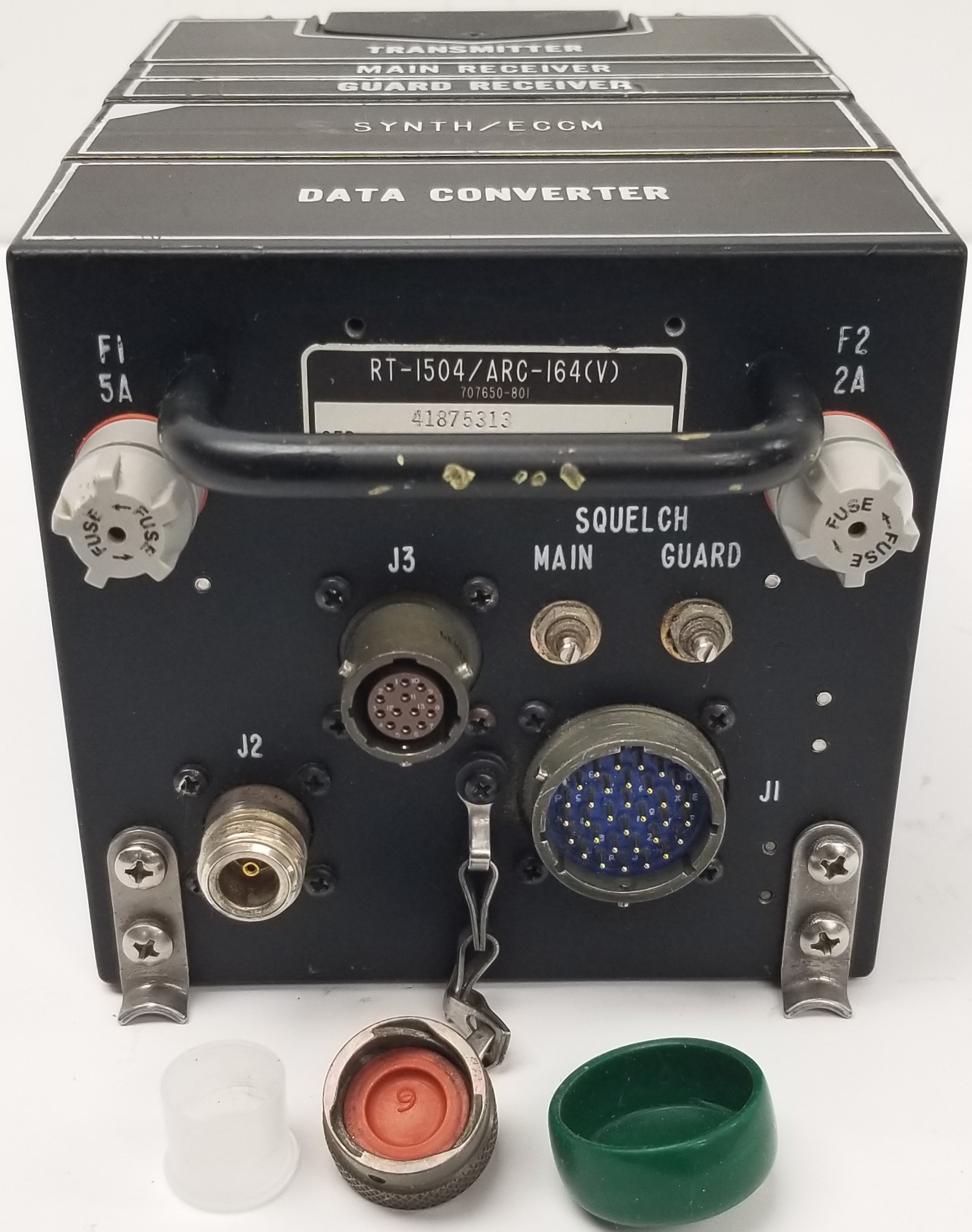 Magnavox RT-1504/ARC-164(V) 707650-801 Aircraft UHF Radio Transceiver