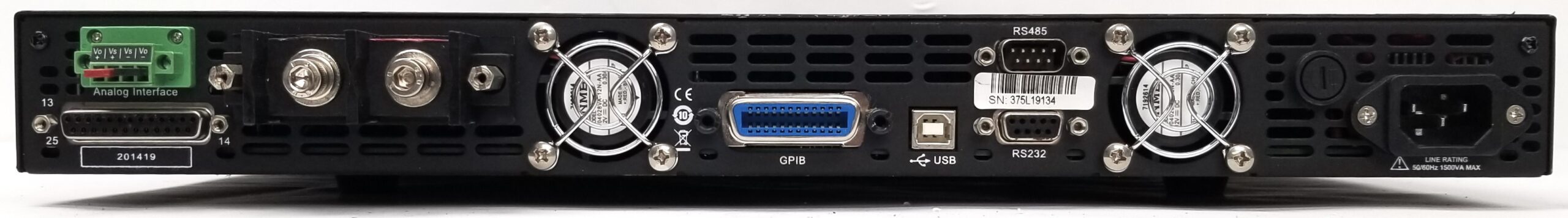 BK Precision 9115 Programmable Multi-Range DC Power Supply 80V/60A