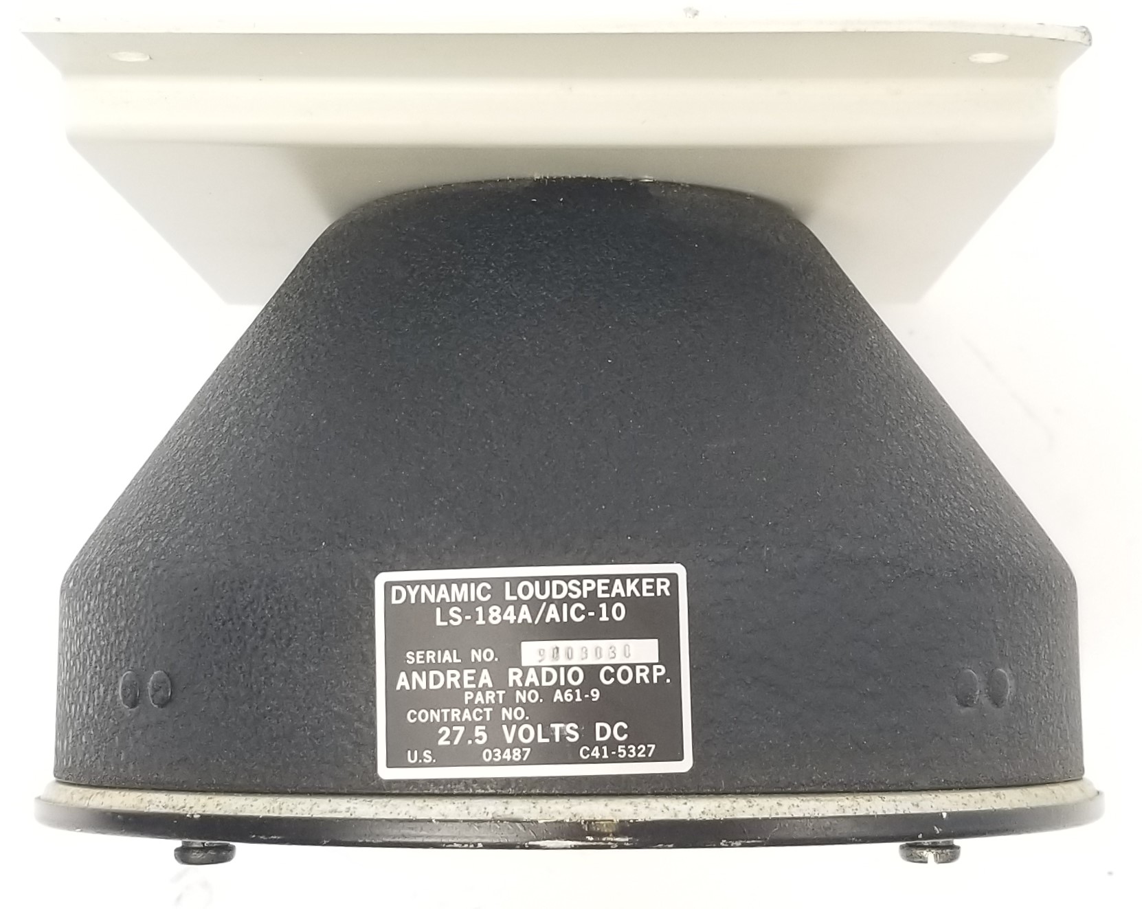 Andrea Radio Corporation Model LS-184A/AIC-10 Amplified Dynamic Loudspeaker