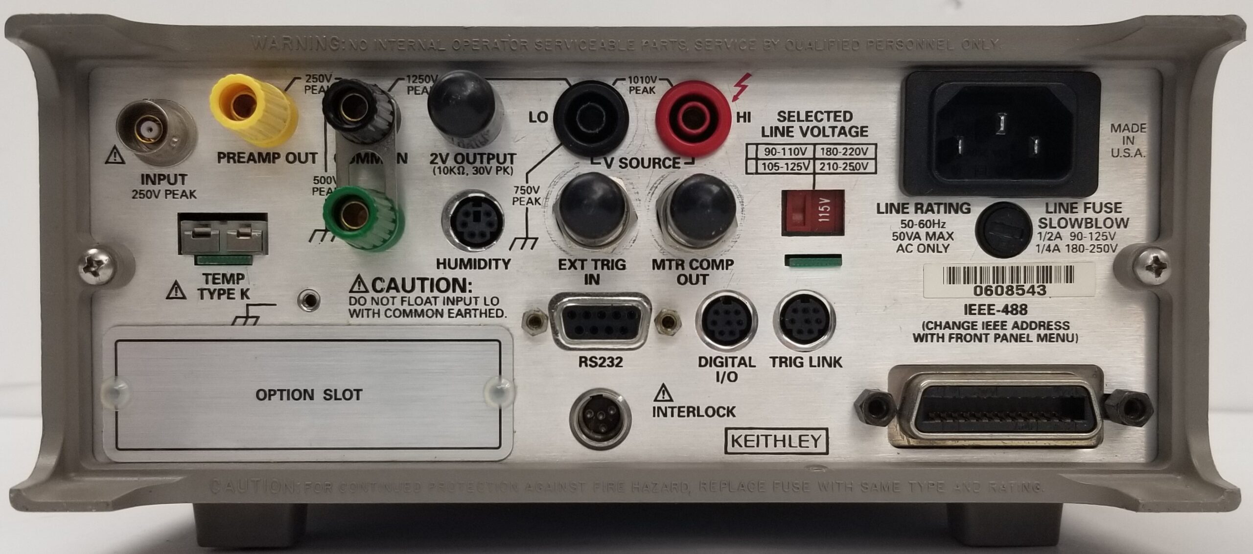 Keithley 6517 Electrometer