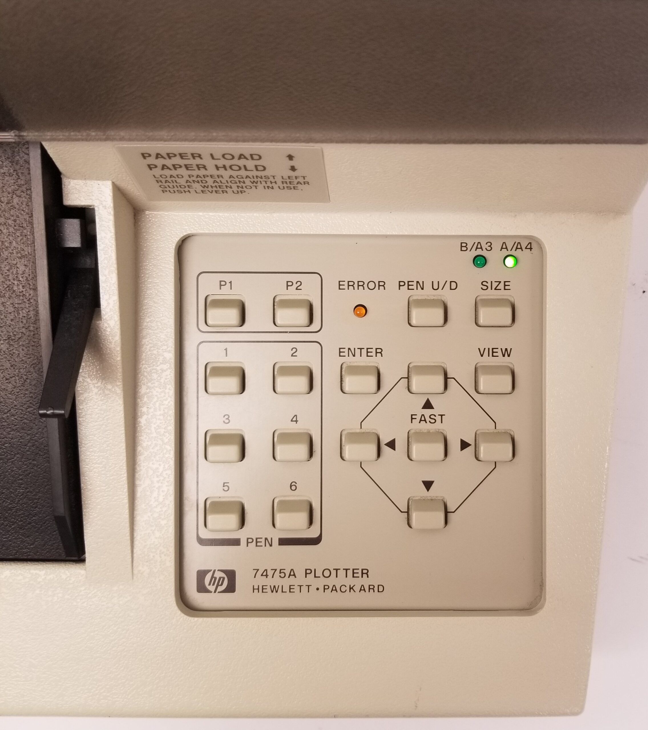 Hewlett Packard 7475A 6 Pen Graphics Plotter