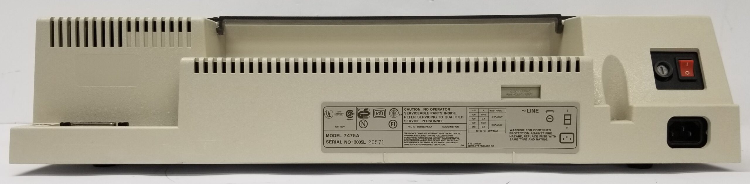 Hewlett Packard 7475A 6 Pen Graphics Plotter