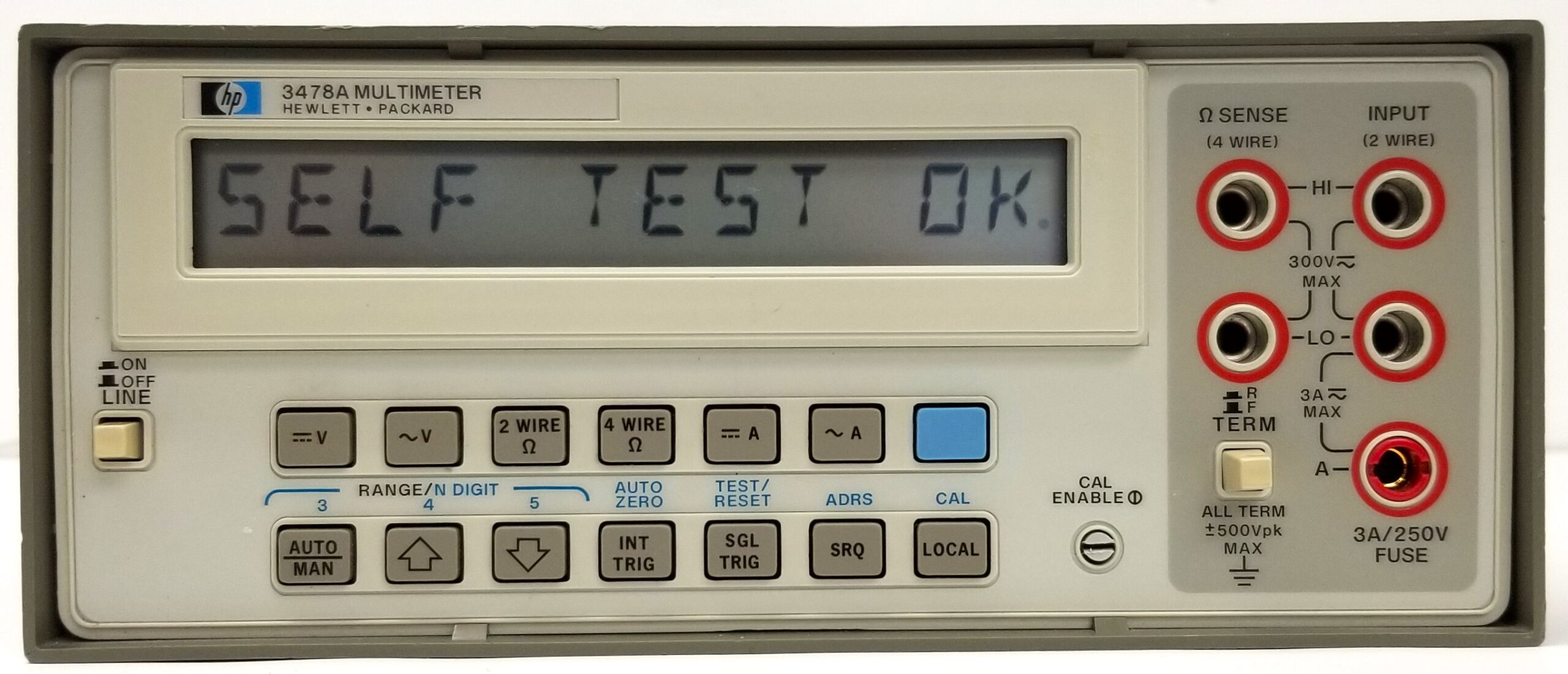 Hewlett Packard 3478A Precision Benchtop Digital Multimeter