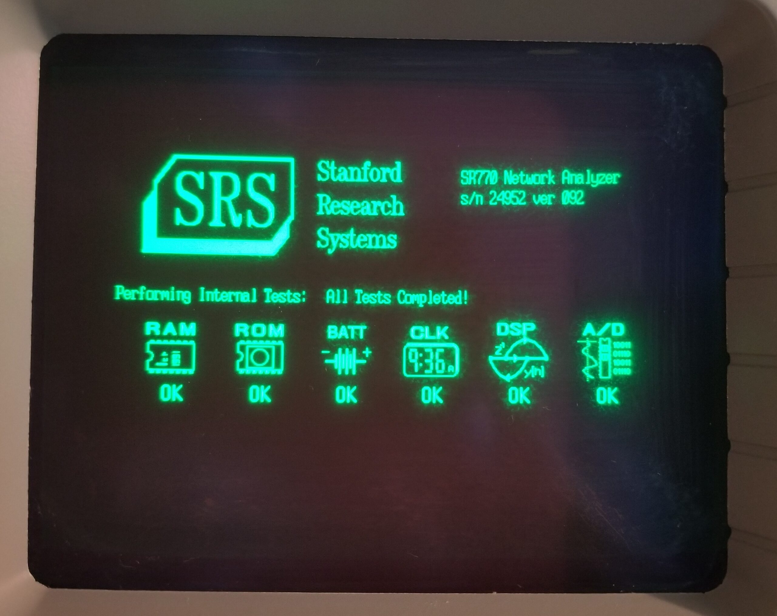Stanford Research Systems SR770 FFT Network Analyzer