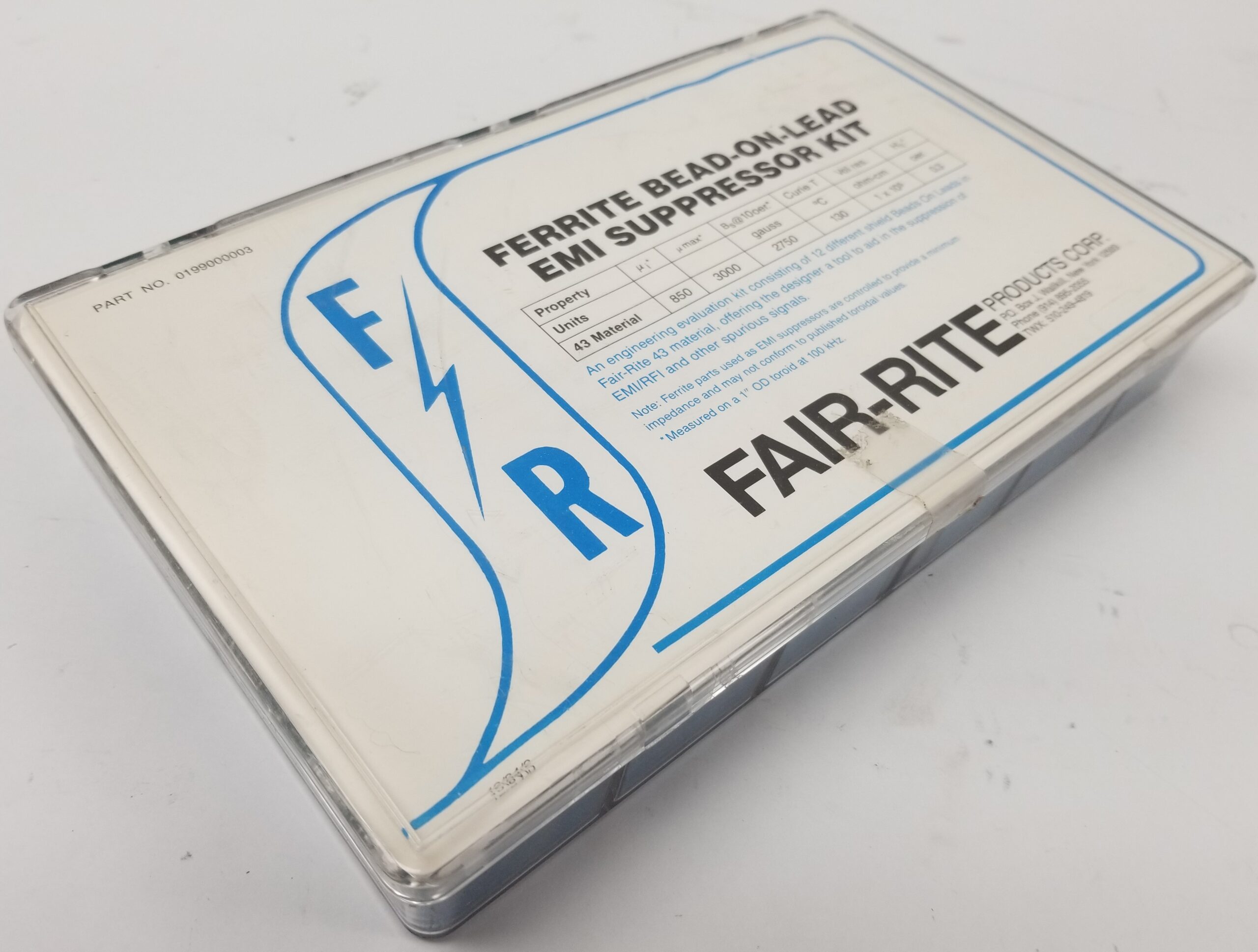 Fair-Rite Products Corp. Bead-On-Lead EMI Suppressor Kit 0199000003