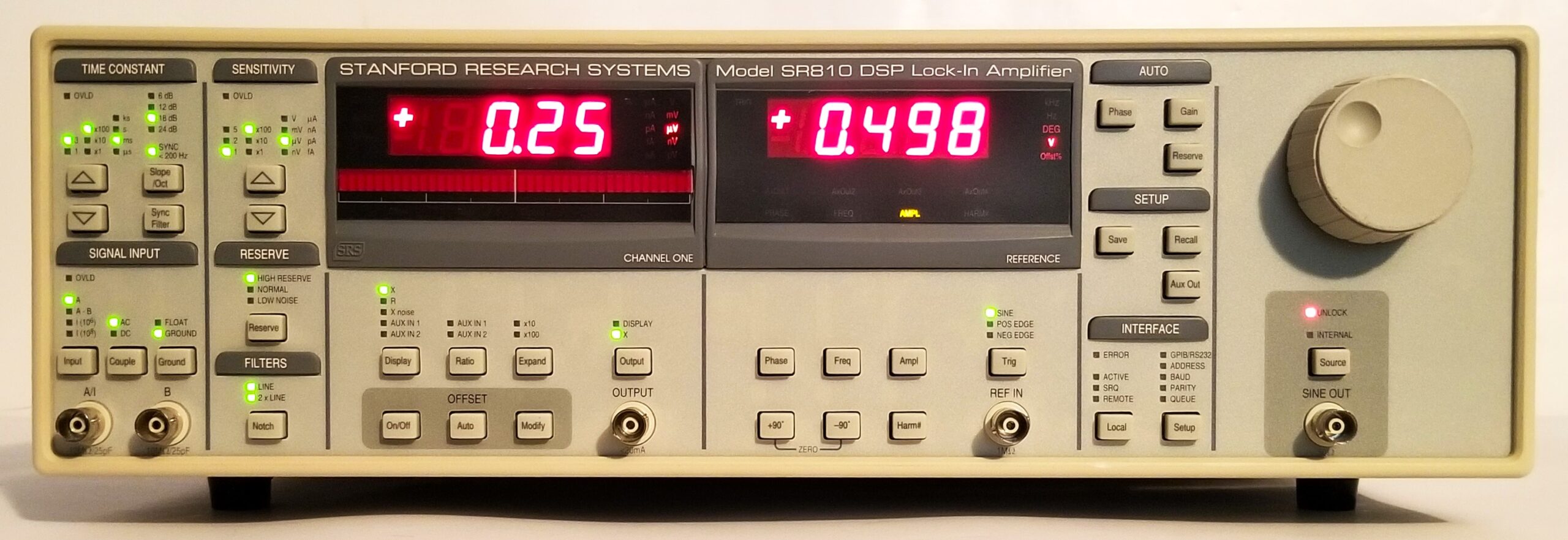 Stanford Research Systems SR810 DSP Lock-In-Amplifier