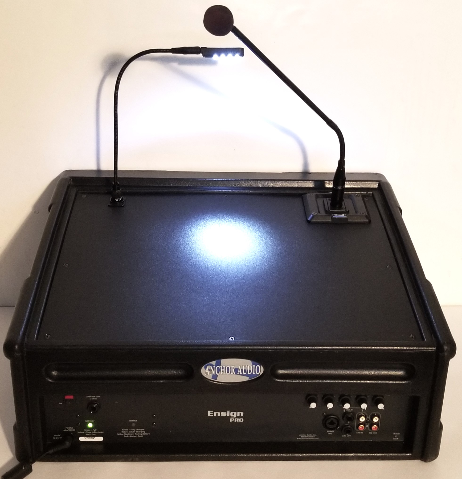 Anchor Audio Ensign Pro Portable Tabletop Lectern with Sound System