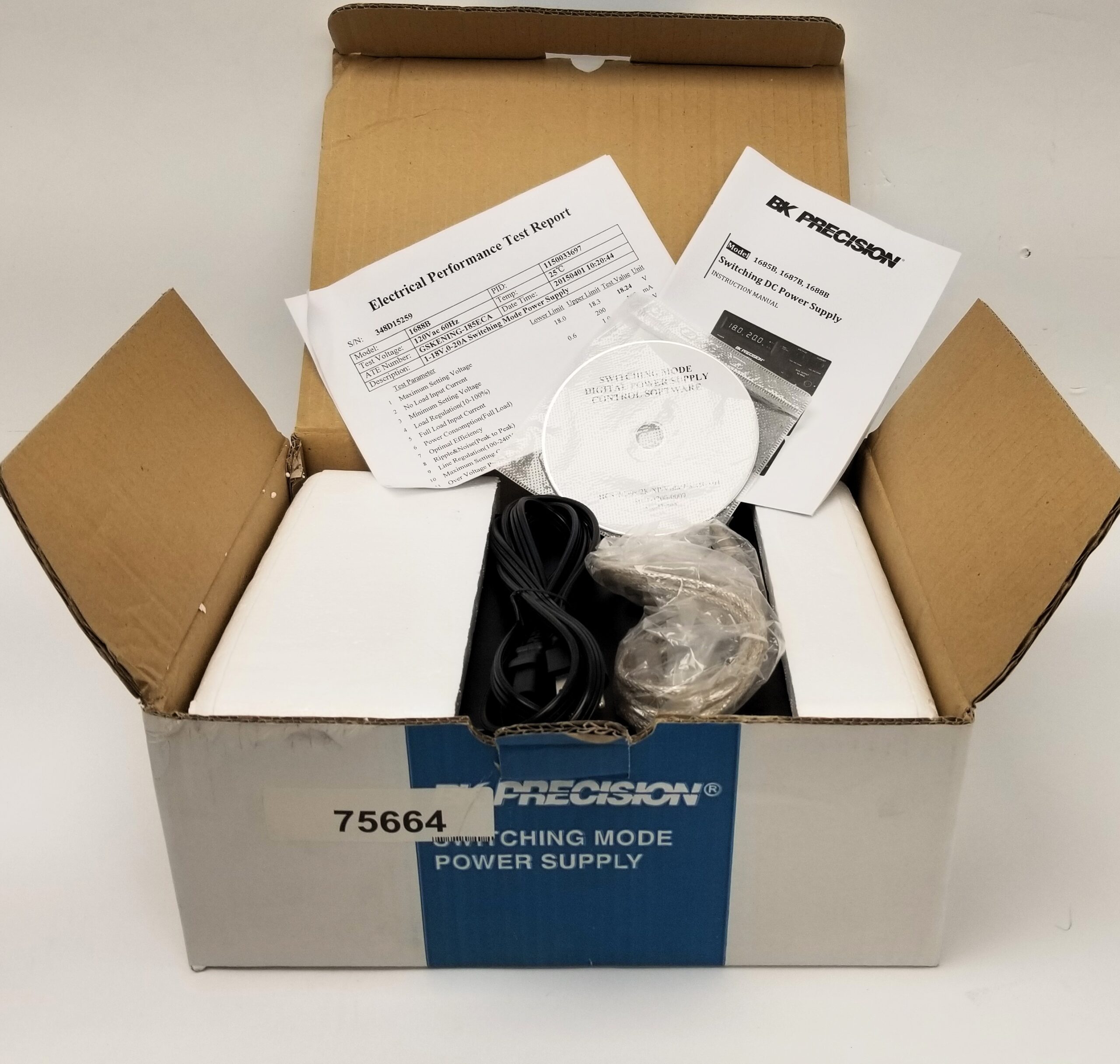 BK Precision 1688B Switching Mode Benchtop Variable D.C. Power Supply