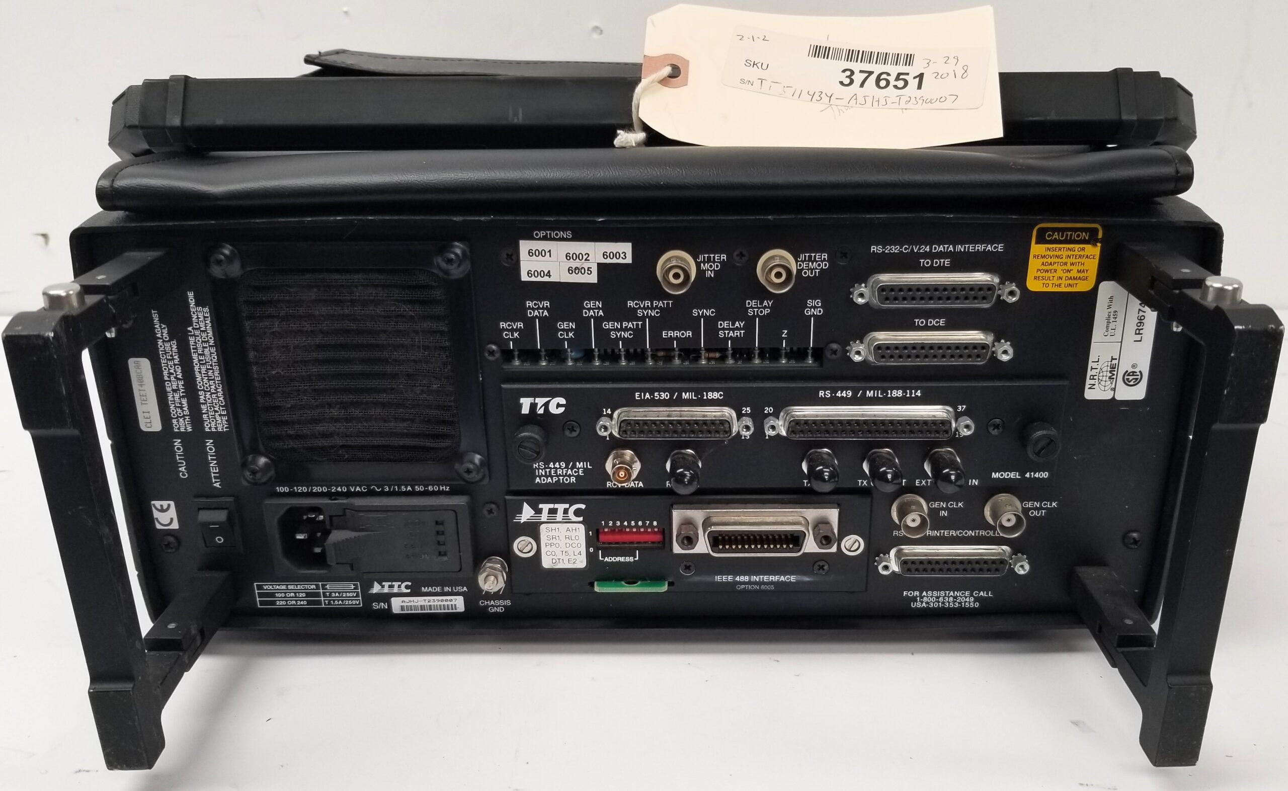 TTC 6000A Fireberd Communications Analyzer