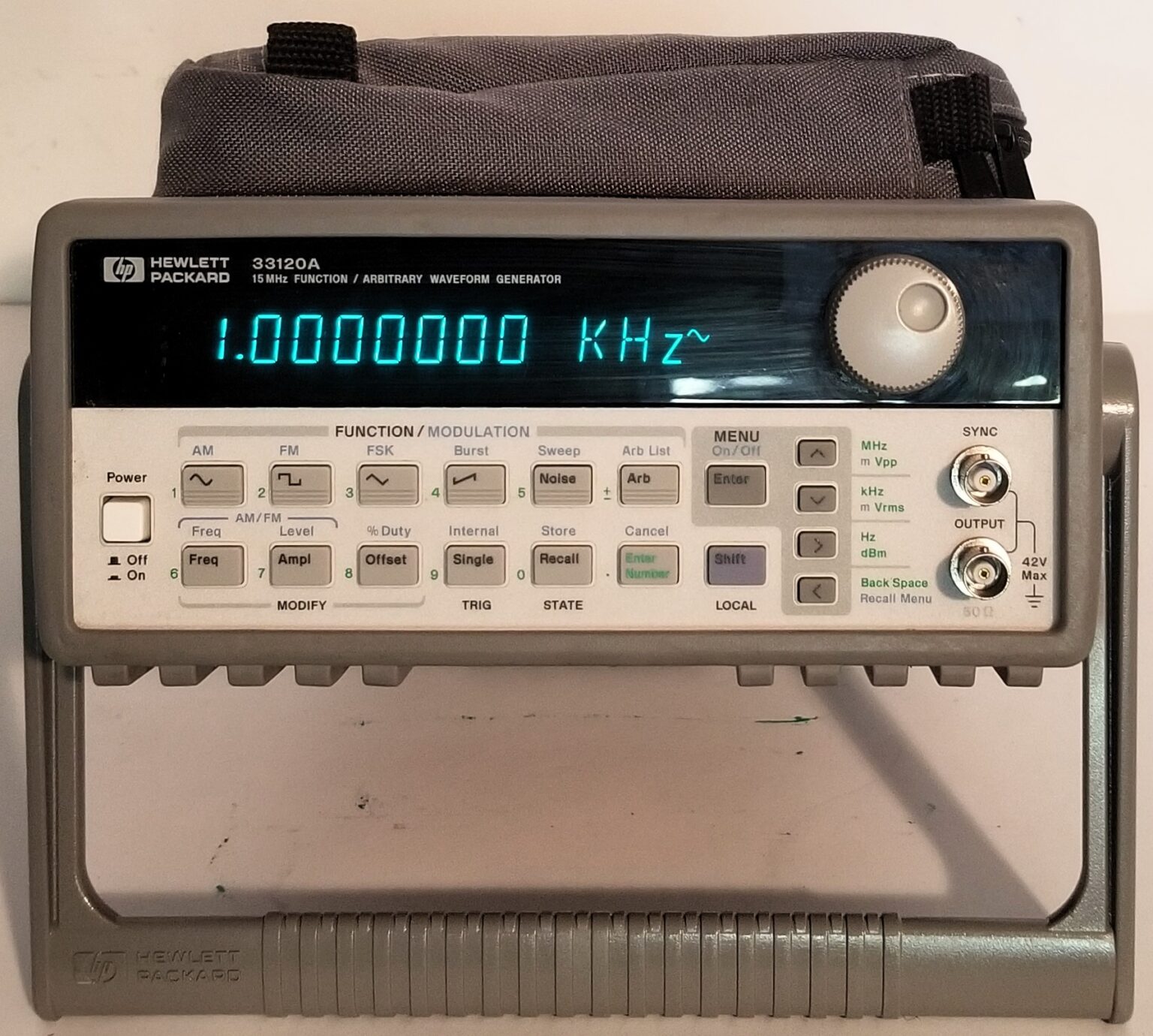 Hewlett Packard 33120A 15 MHz Function Generator