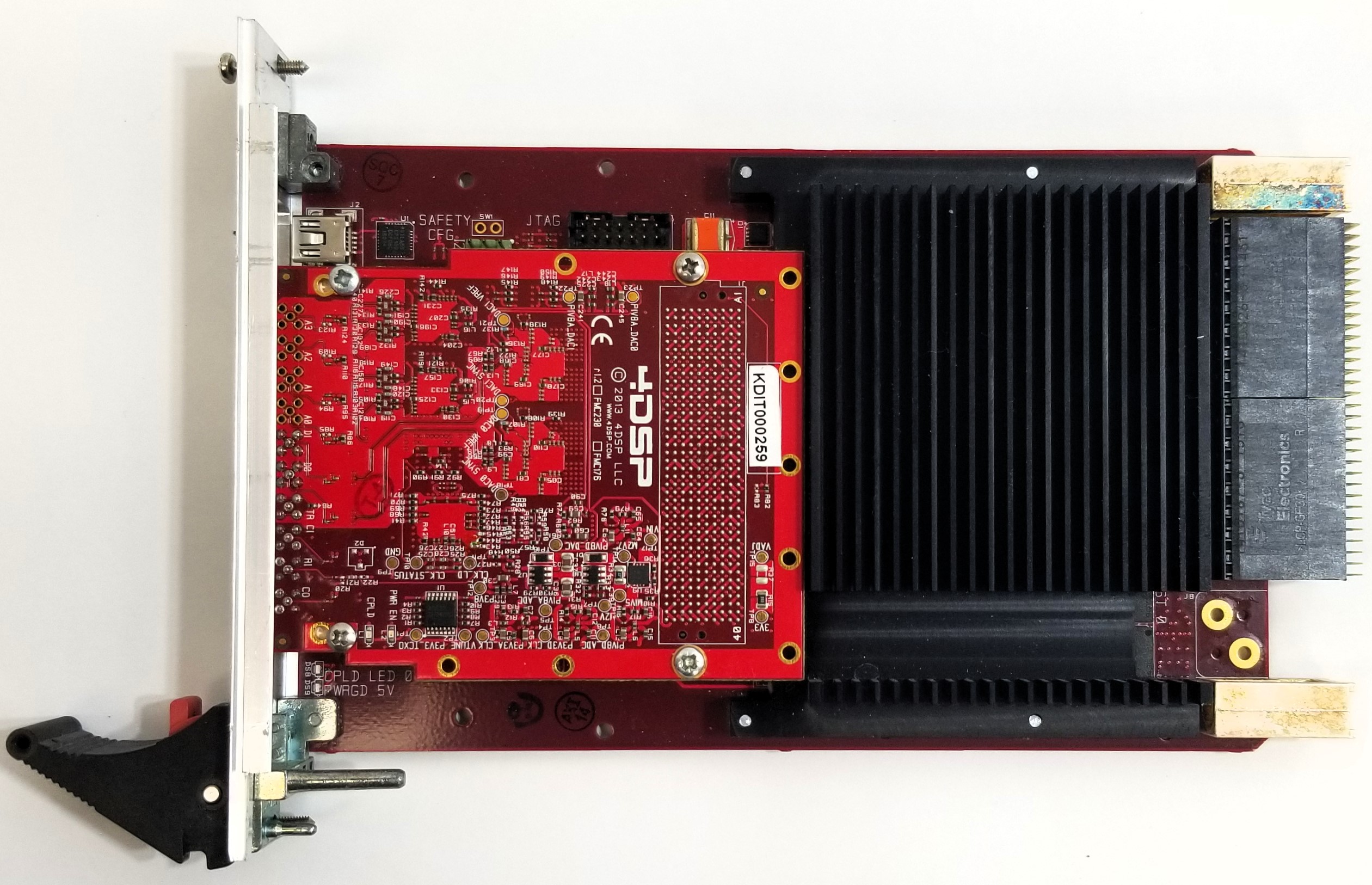 4DSP VP780 FPGA Card with KDIT000259 Daughter Board