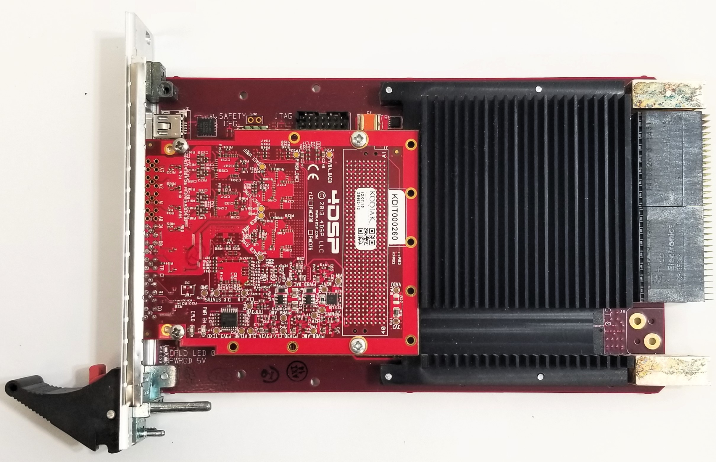 4DSP VP780 FPGA Card with KDIT000260 Daughter Board