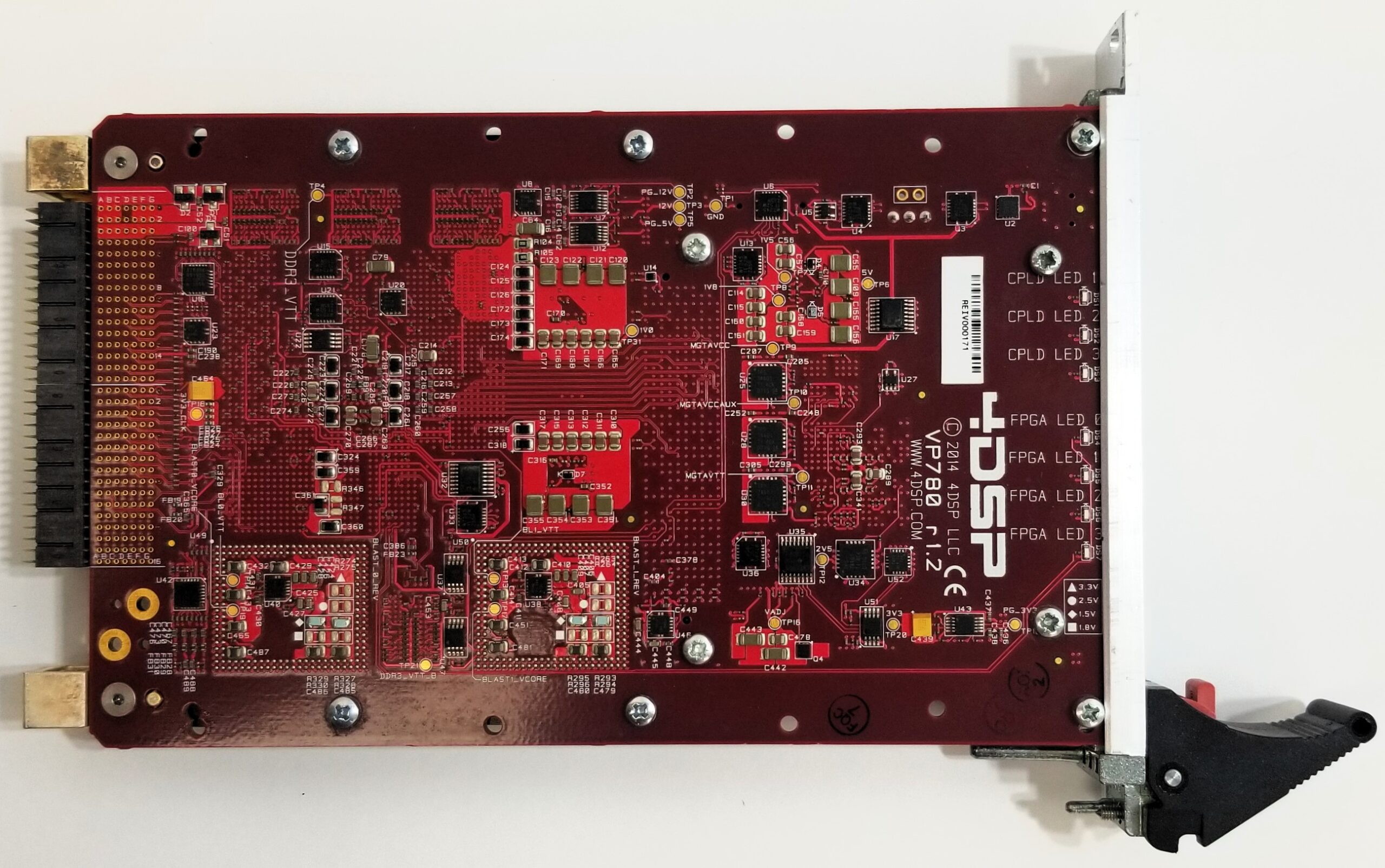 4DSP VP780 FPGA Card with KDIT000260 Daughter Board