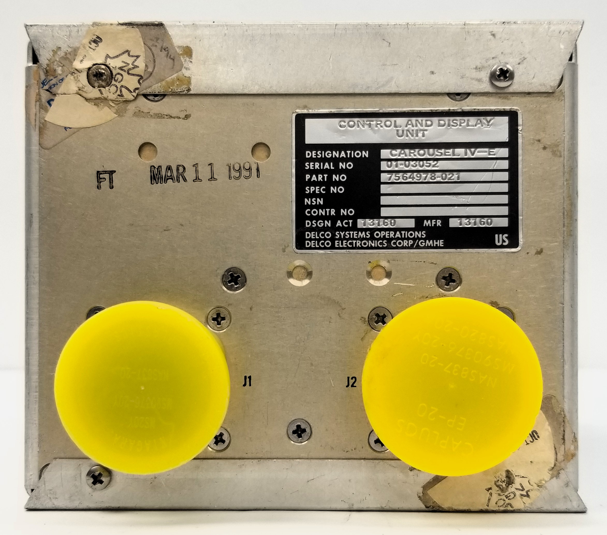 Delco Electronics Carousel IV-E Control Unit and Display