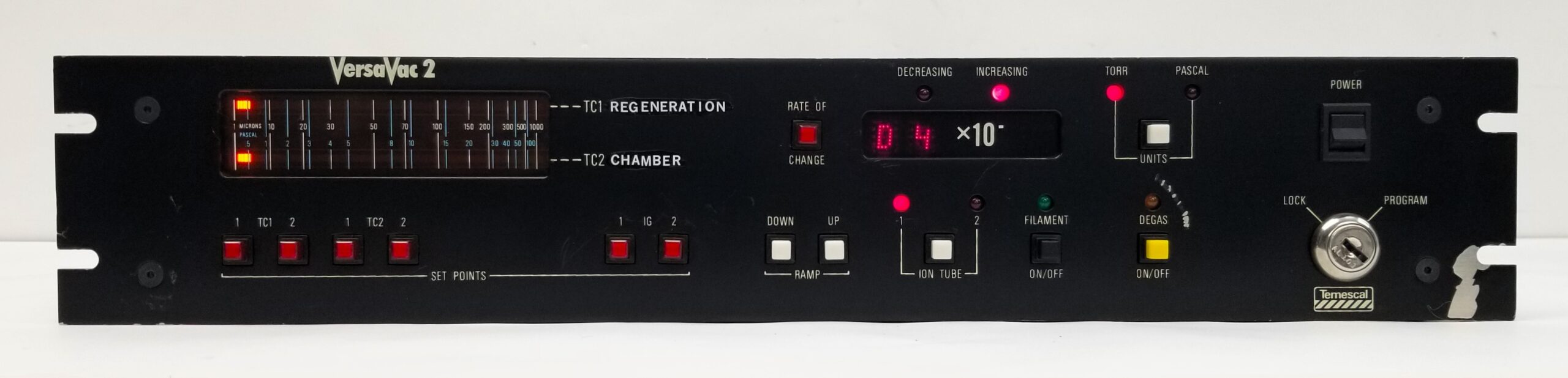 Airco Temescal Thermocouple Ionization Gauge Controller/Monitor