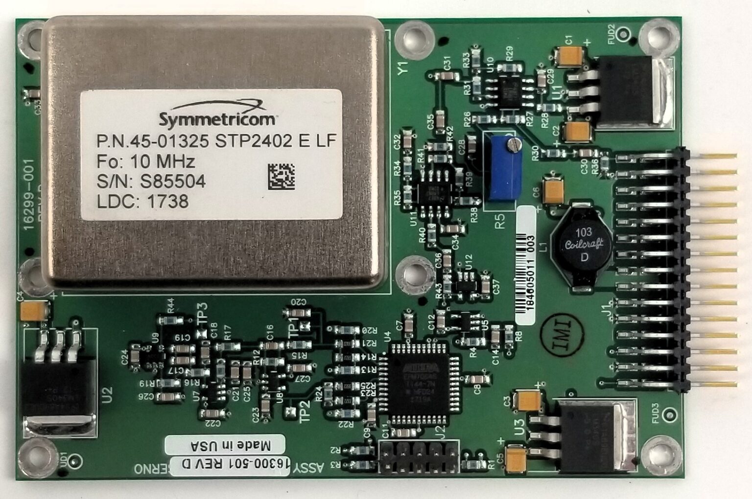 Symmetricom 45-01325 STP2402 E LF 10 MHz Reference Module