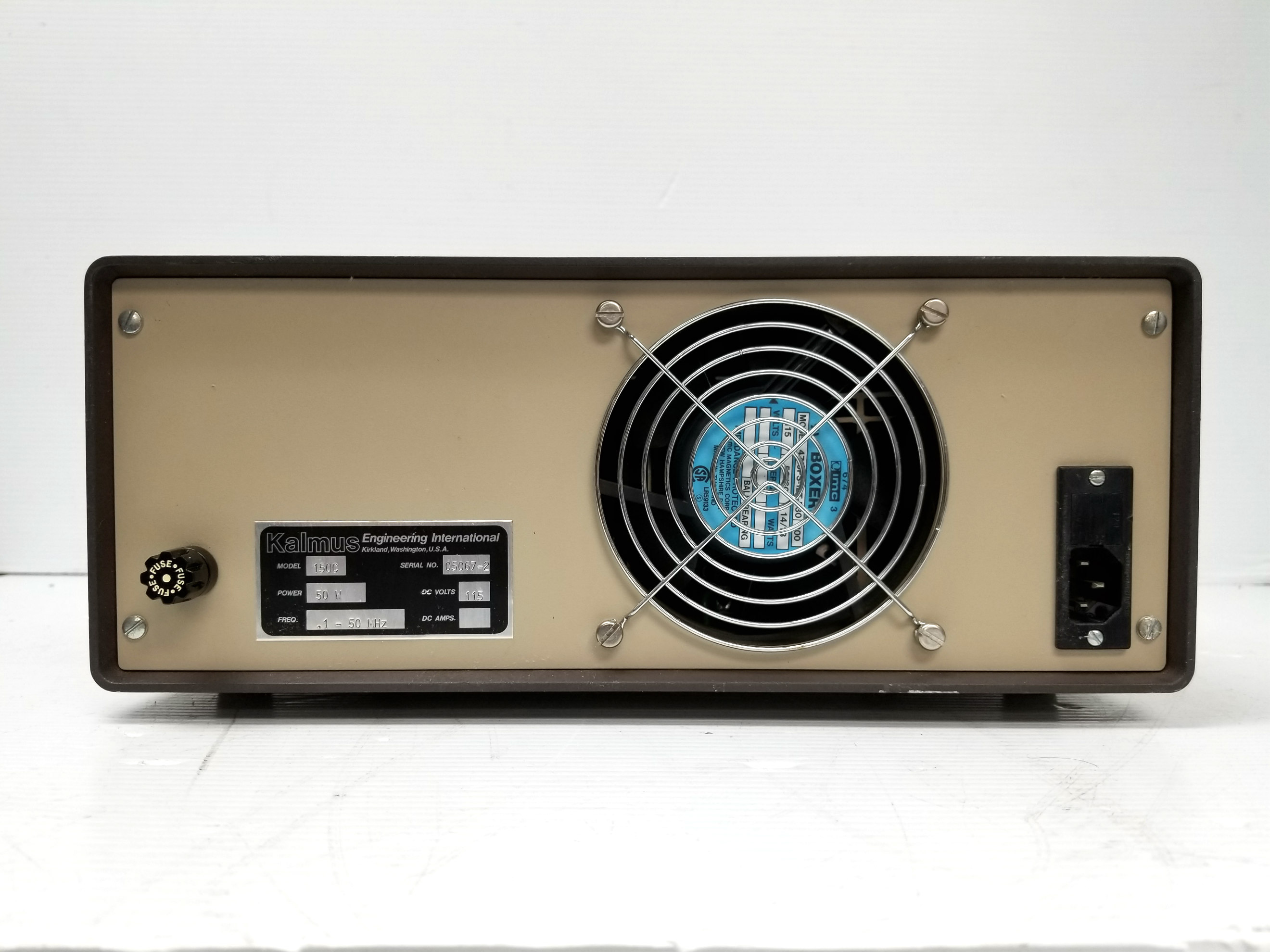 Kalmus 150C Wideband RF Amplifier .1-50MHz 50Watts 50db - Amplifiers ...