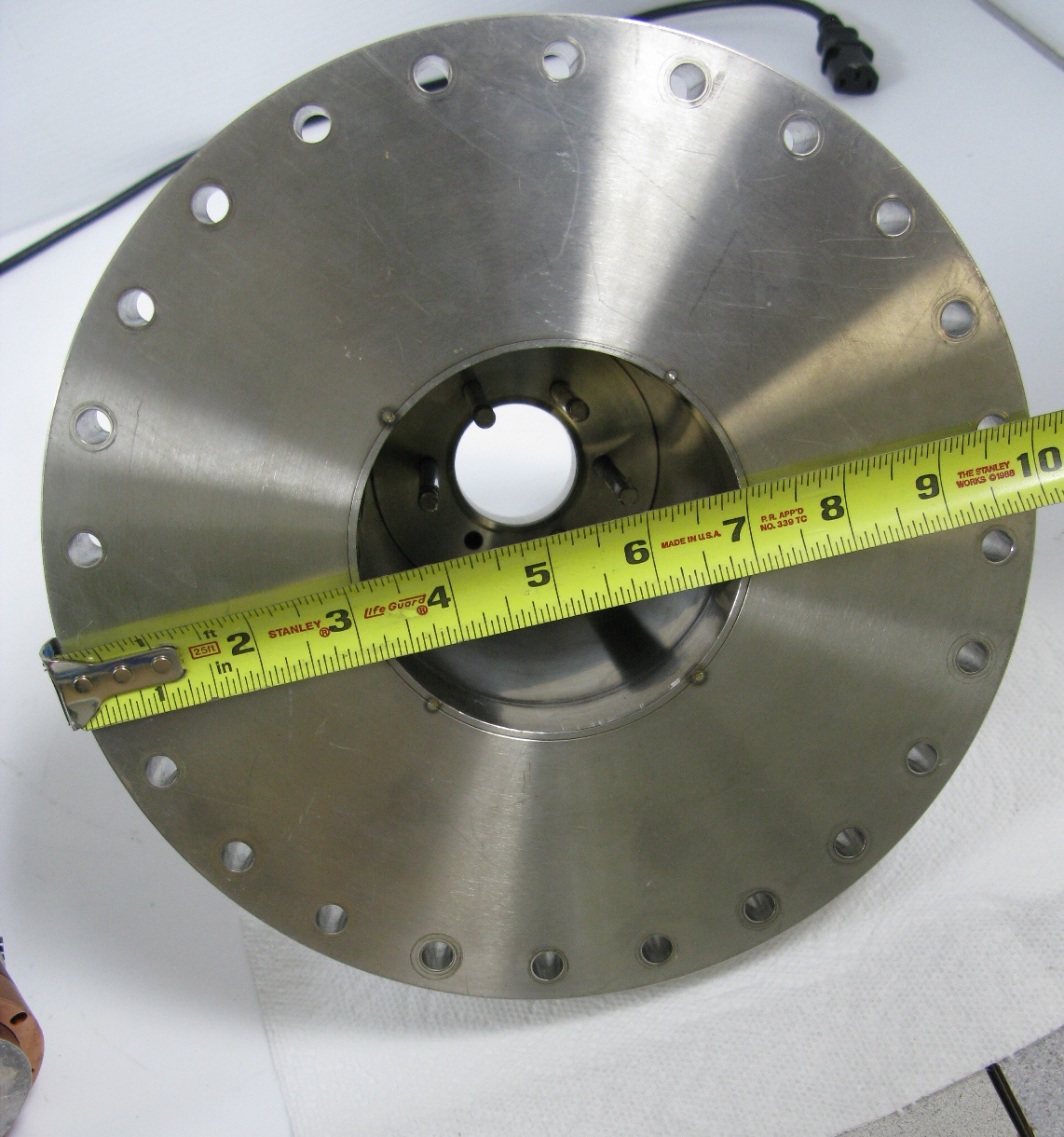 Varian 24 Hole 10 inch Flange Adapter - Vacuum Flanges & Components ...