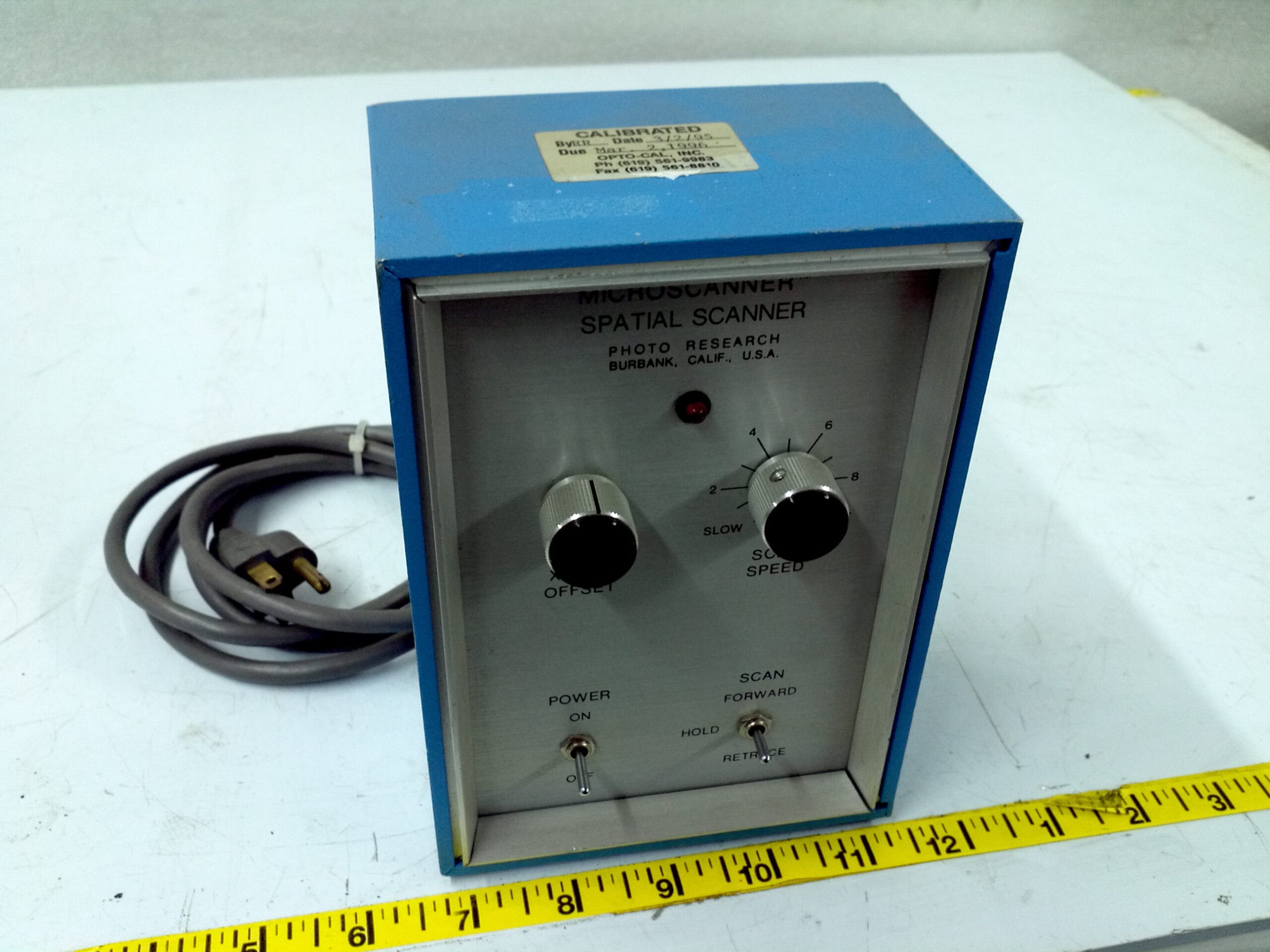 Photo Research SC-80-CD Spatial Scanner - Optical Detectors - BMI ...
