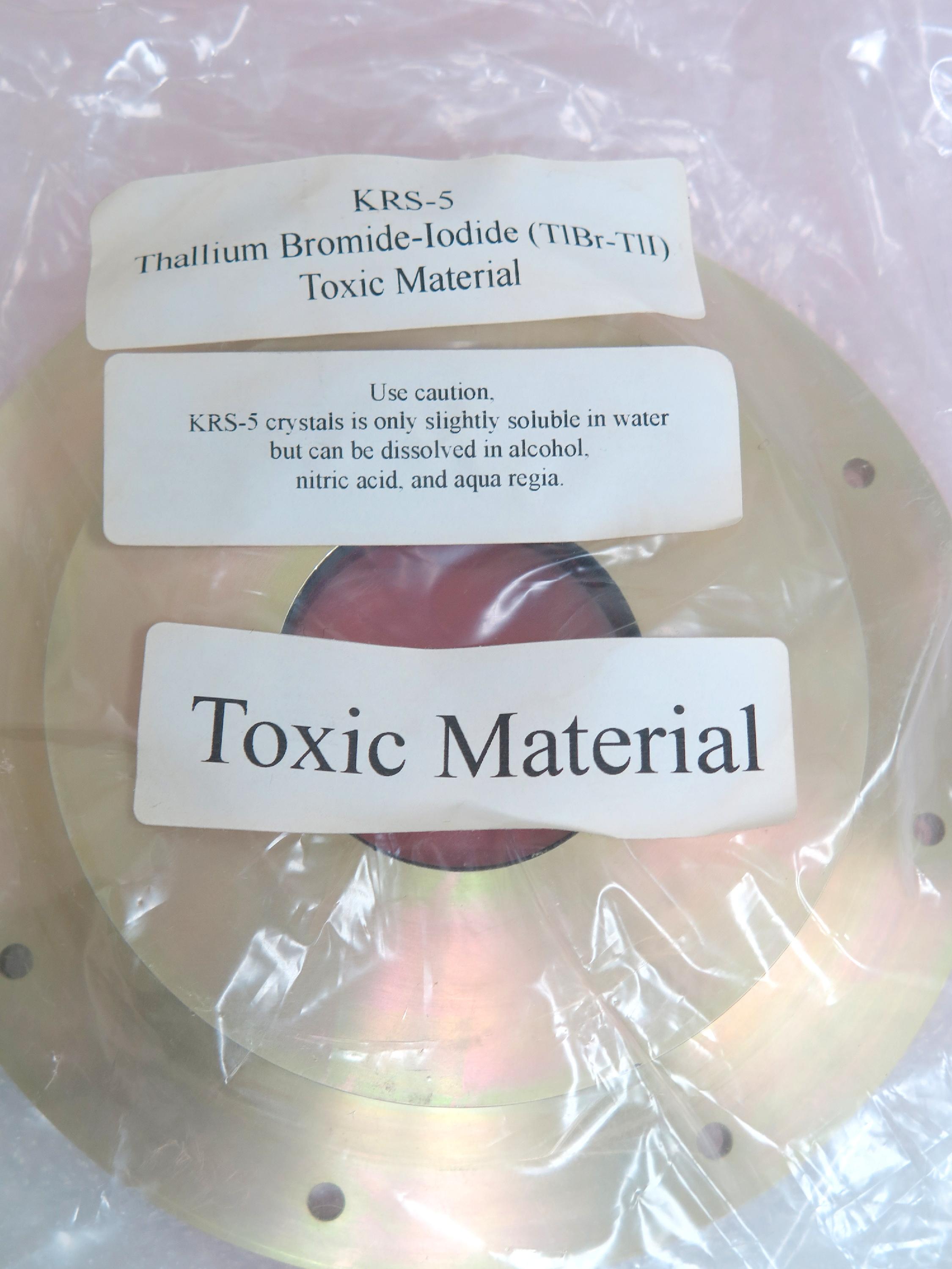 KRS-5 Thallium Bromide-Iodide Crystal - Optical Lenses - BMI SURPLUS INC