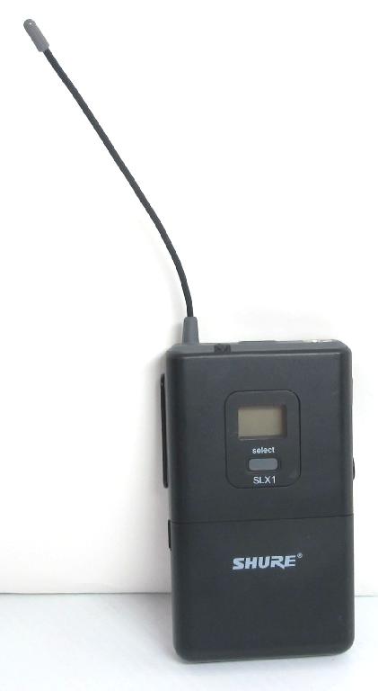 Shure SLX1 Wireless Belt Pack Transmitter - Audio Visual Equipment - BMI Surplus