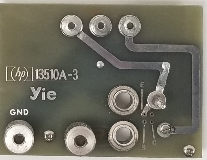 Hewlett Packard 13510A Transistor Test Jig