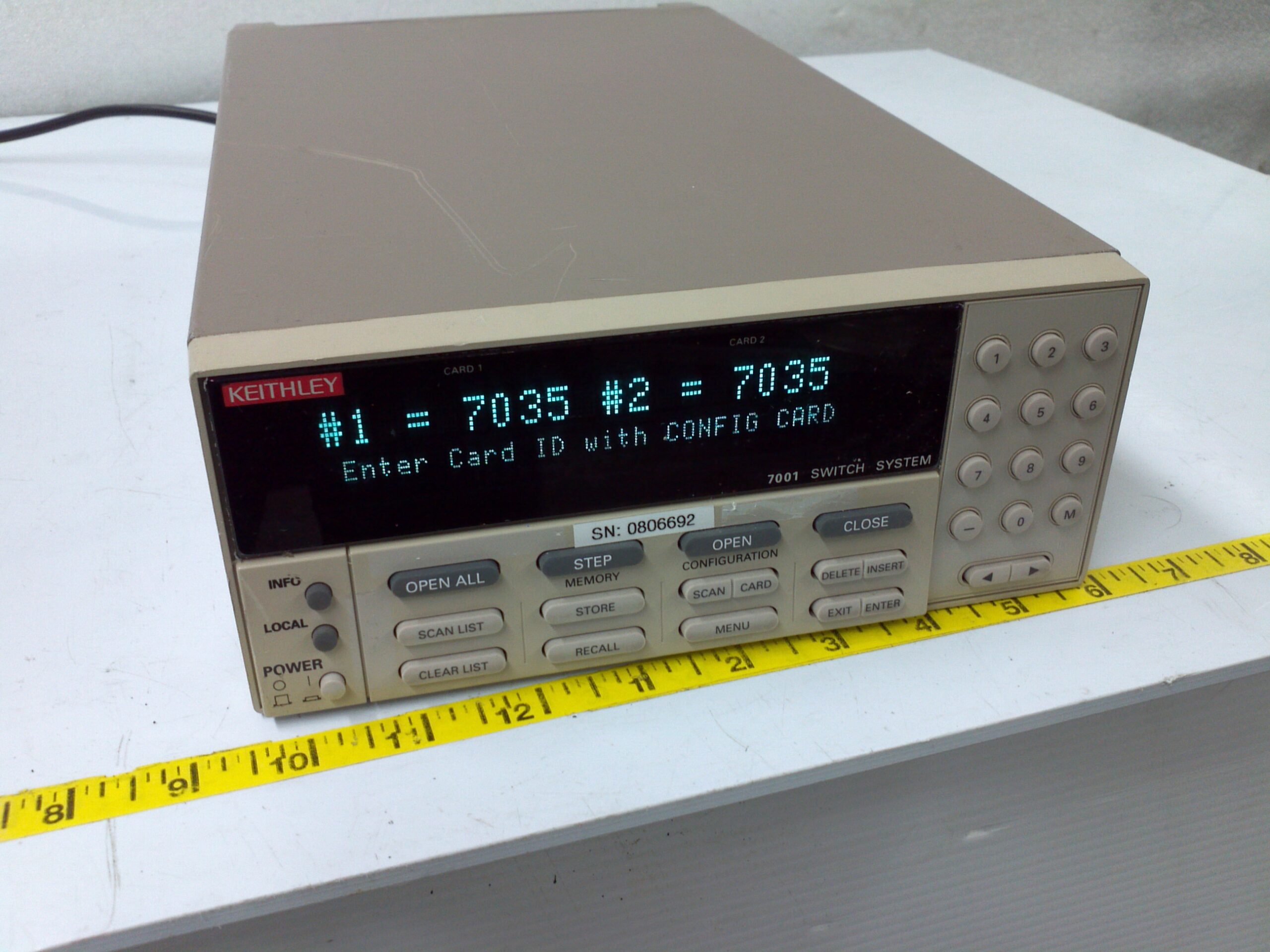Keithley 7001 Switch System - Meters - BMI SURPLUS INC