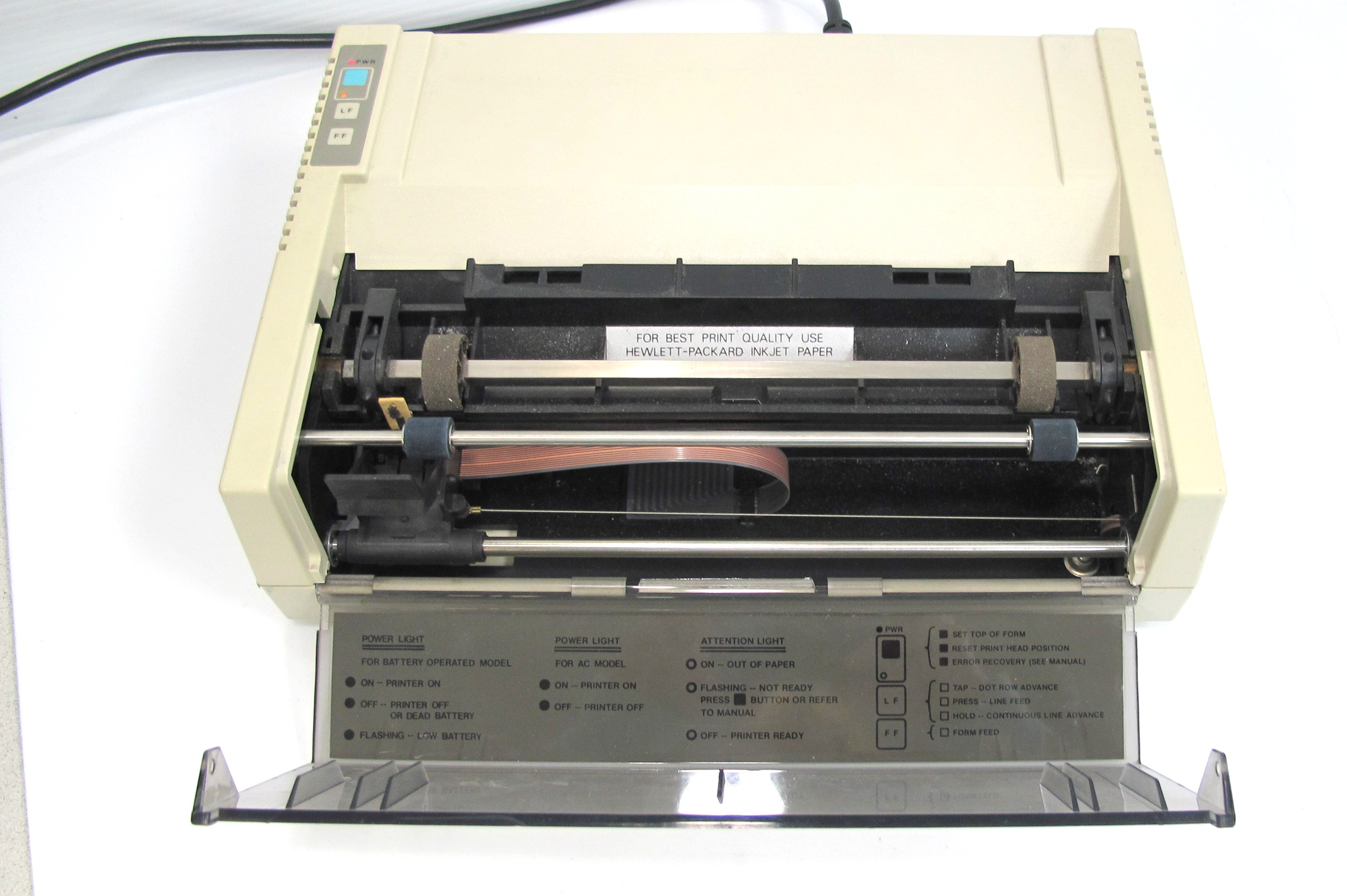 VINTAGE Hewlett Packard 2225A ThinkJet for RESTORATION - Printers ...