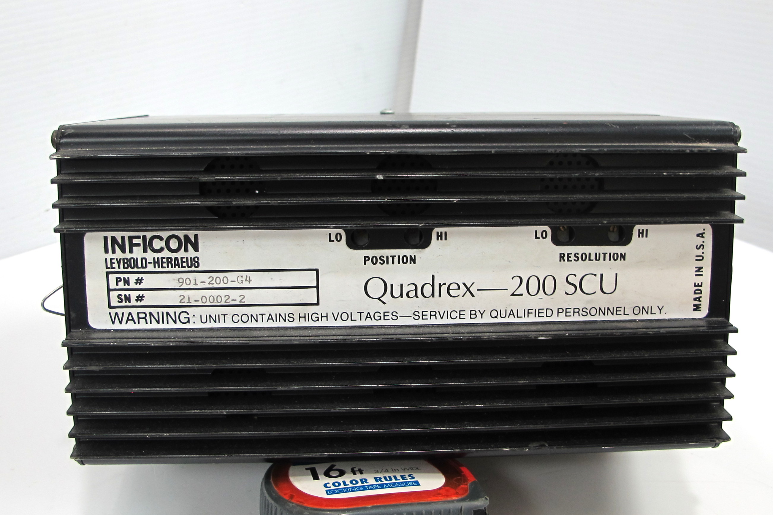 Inficon Leybold-Heraeus Residual Gas Analyzer - Analyzers - BMI Surplus