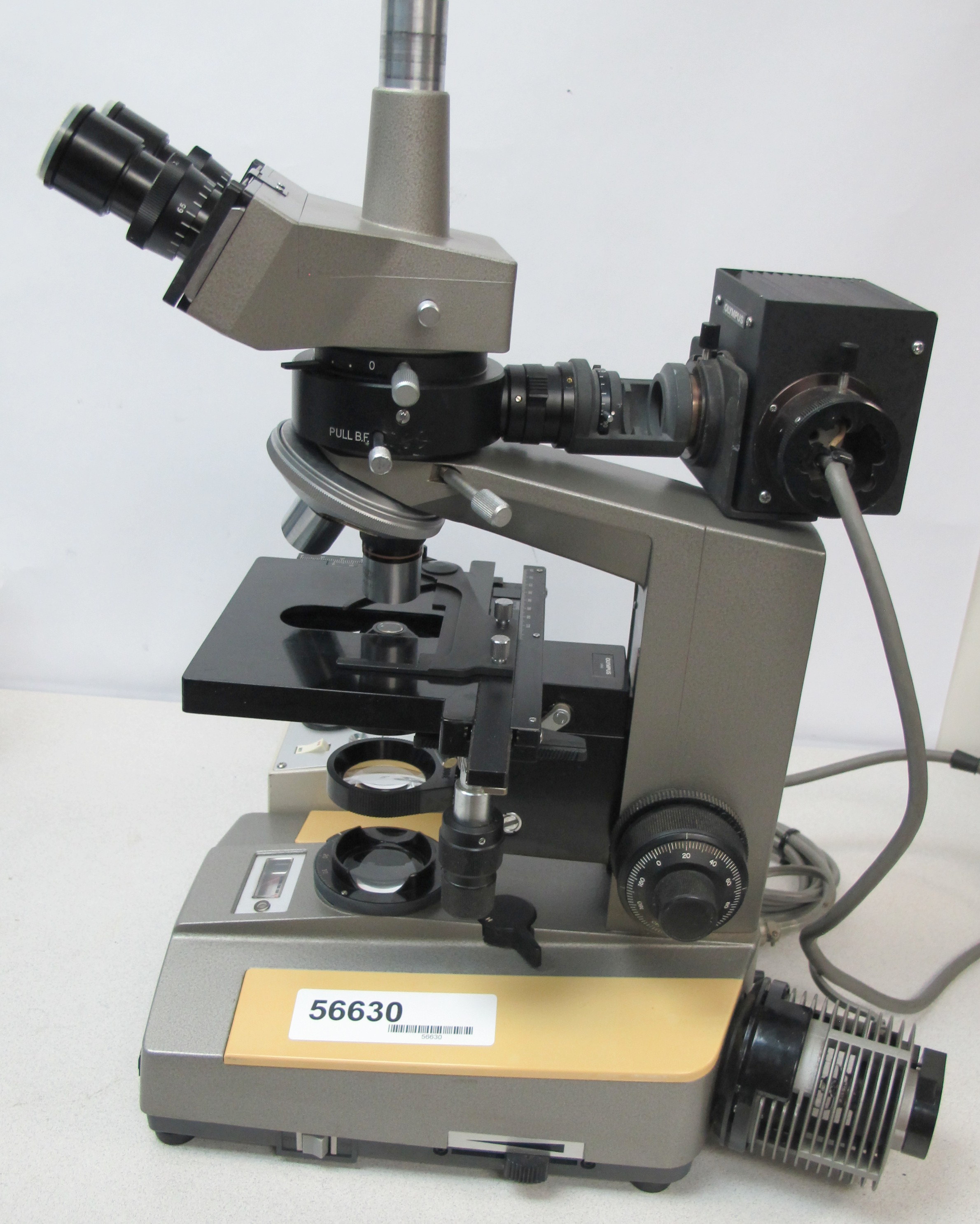 Olympus BHA Trinocular Microscope with Transmitted EPI and Polarizer ...