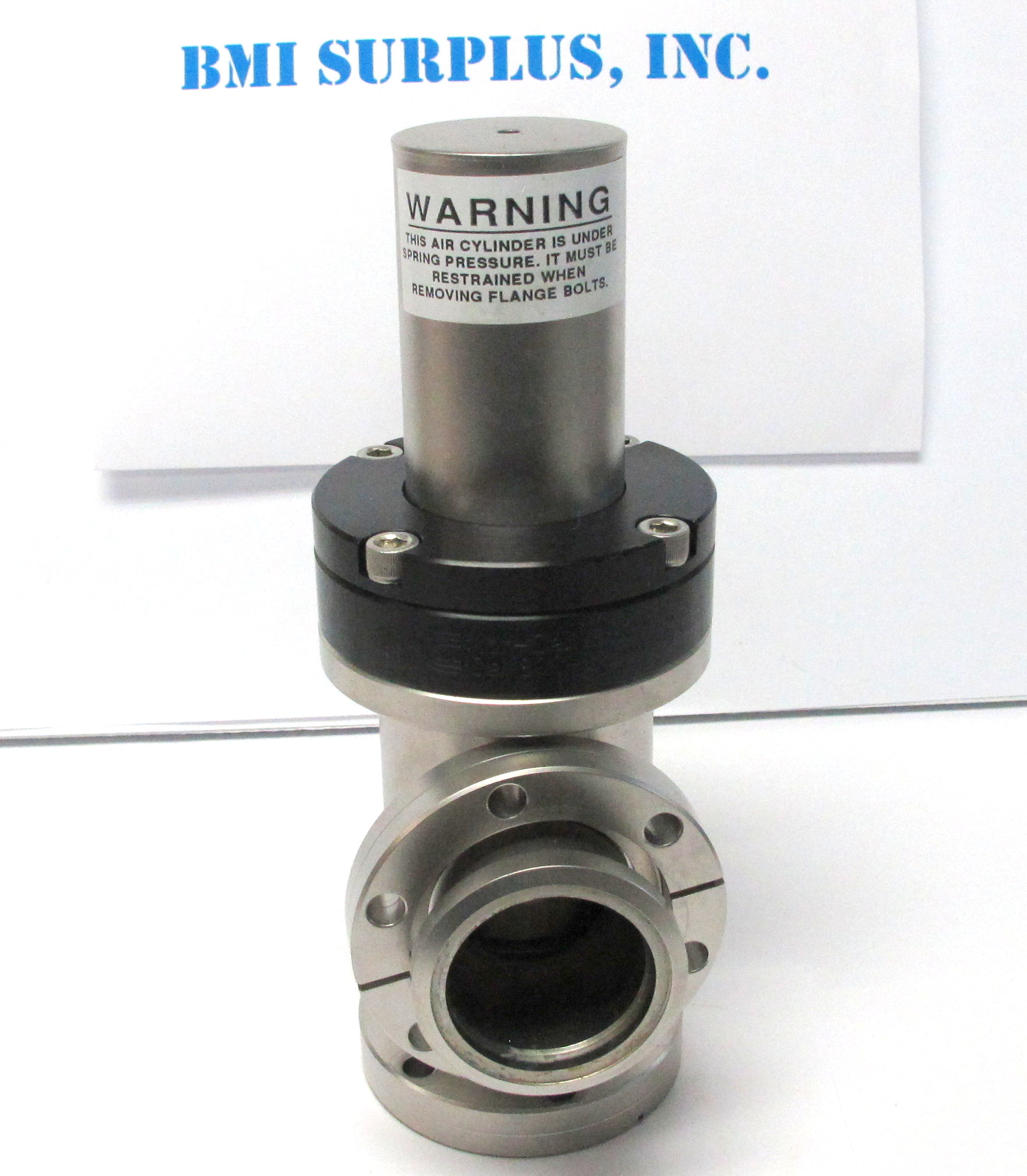 Nor-Cal 1-1/2" Pneumataic Copper Seal Angle Valve - Vacuum Valves - BMI ...