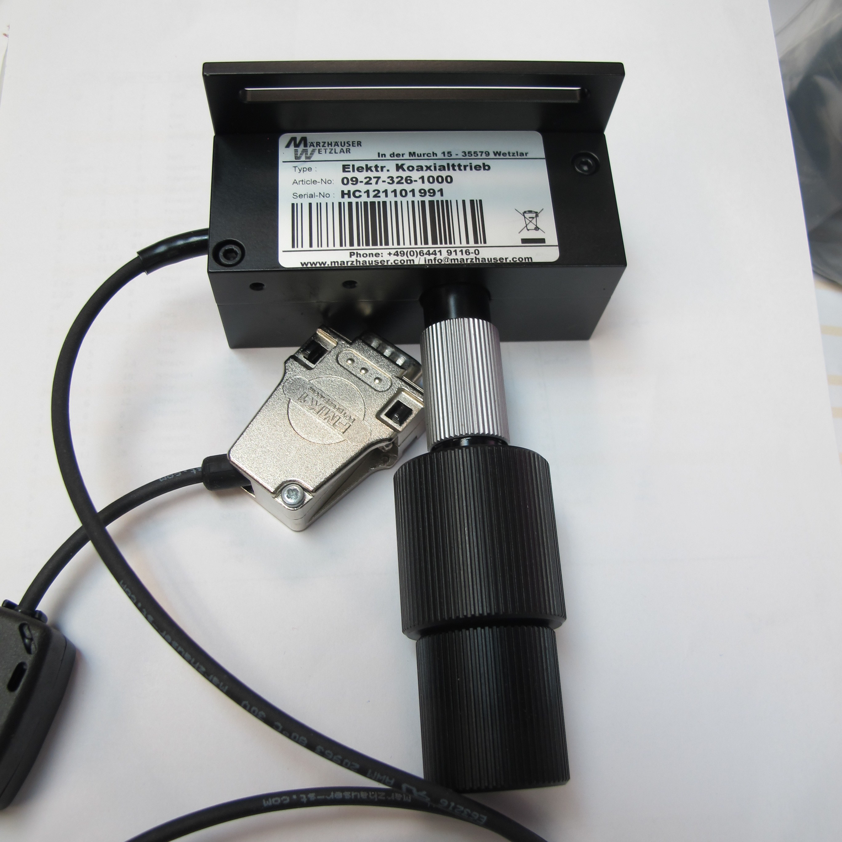 Motorized Microscope Stage Controller by Marzhauser Wetzlar ...