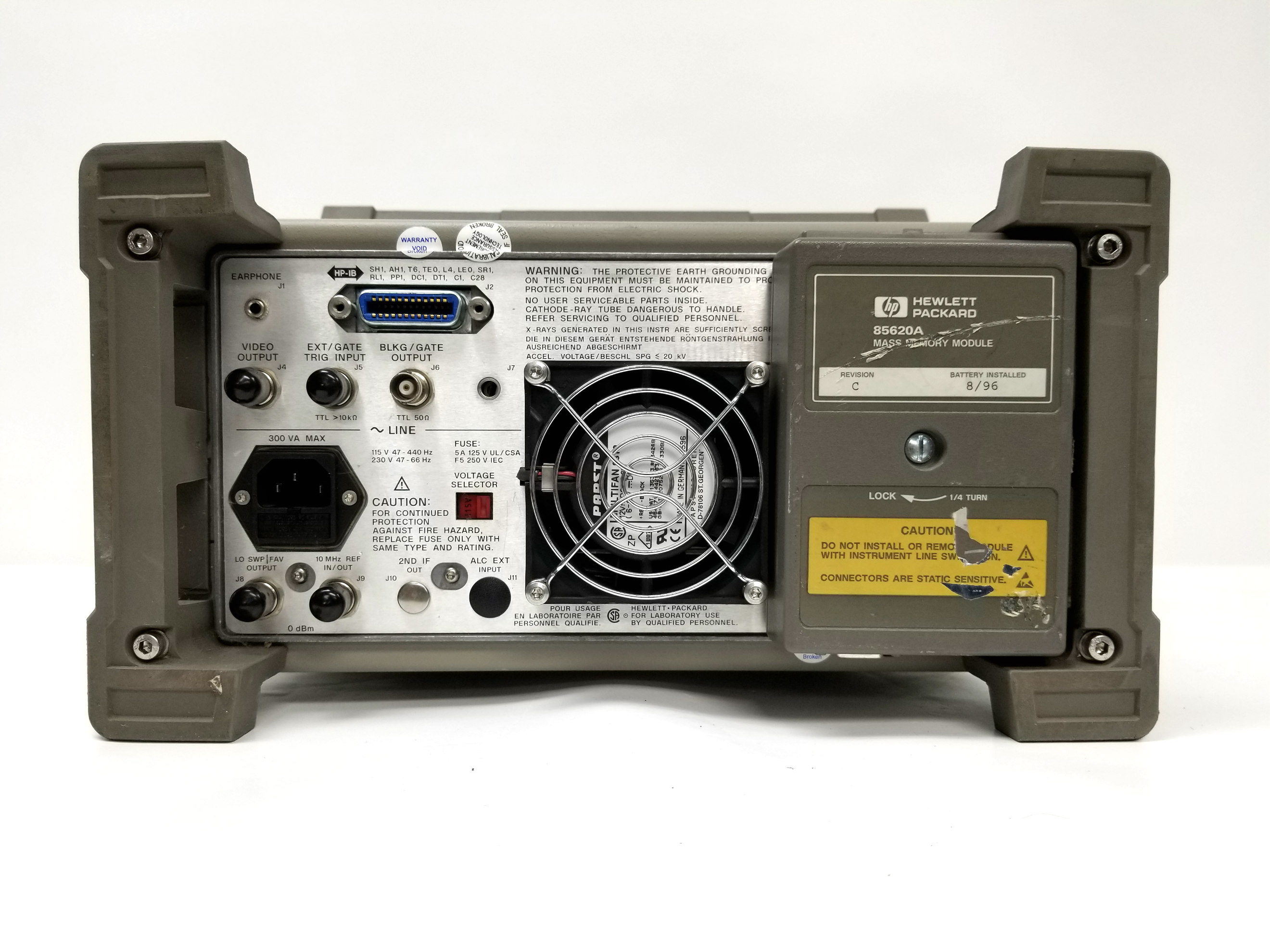 HP 8560E Spectrum Analyzer 30Hz-2.9Ghz W/85620A Mass Memory Module ...