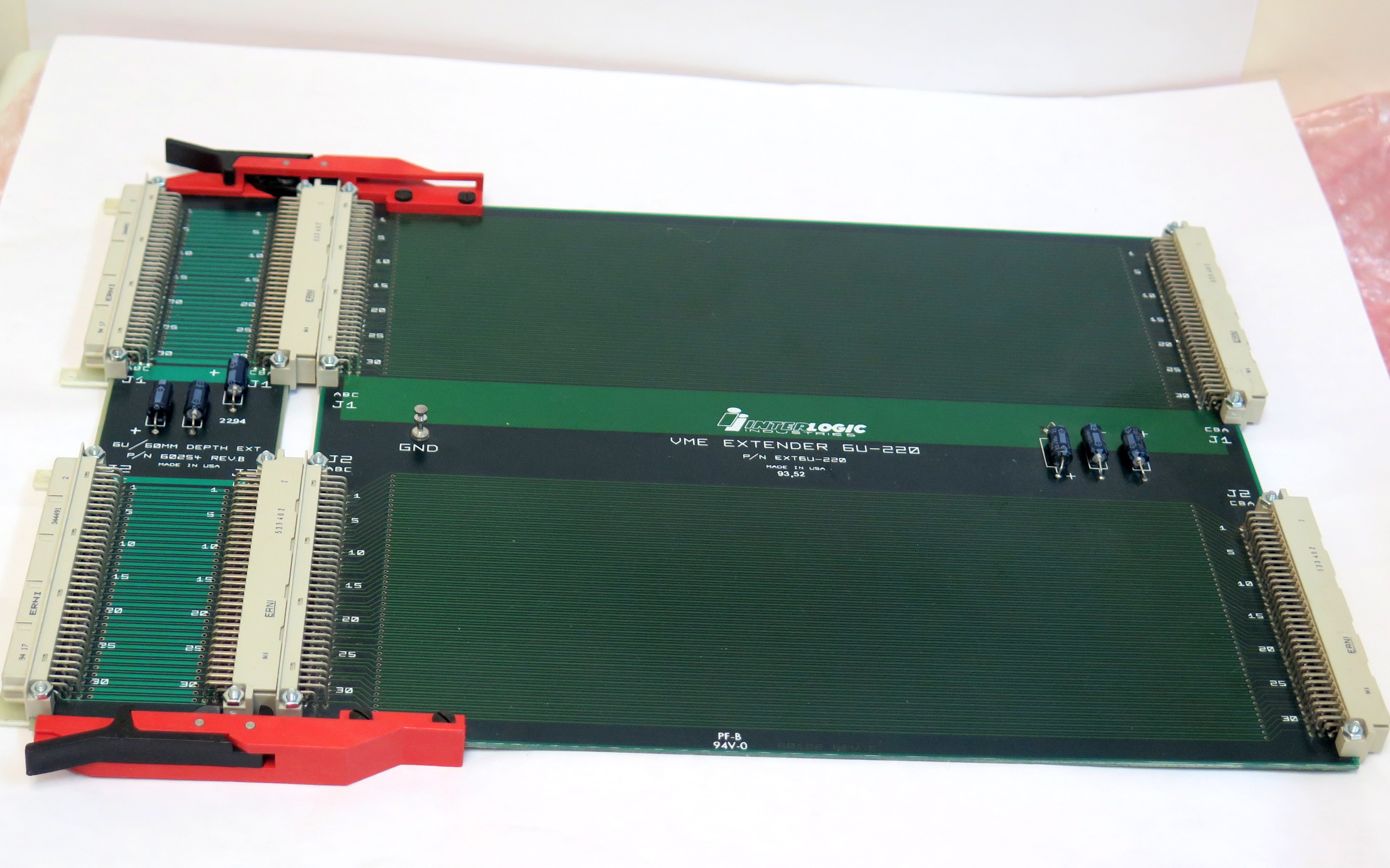Interlogic EXT6U-220 VME Extender with 60254 Extender Attached - VME ...