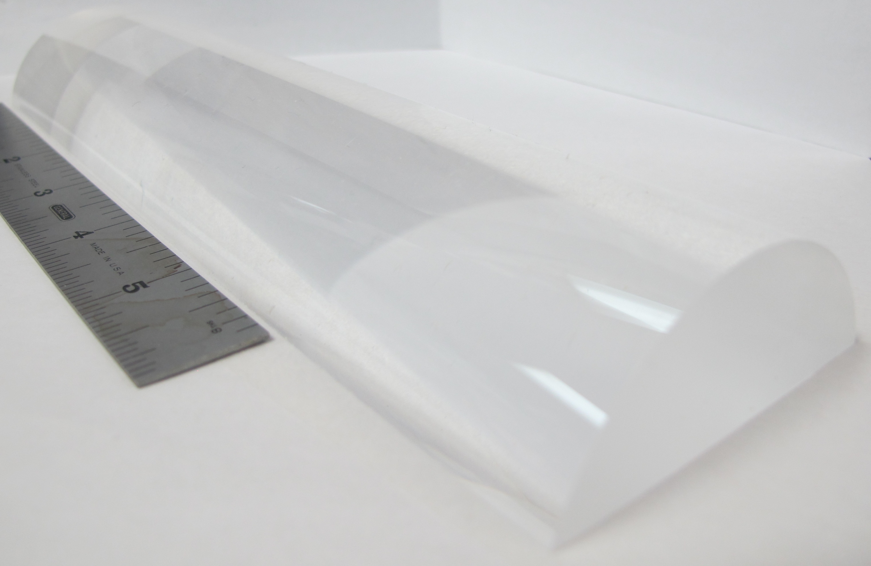 Cut Rod Cylindrical Collector Emitter Lens 1.125in R 8in H - Lenses ...