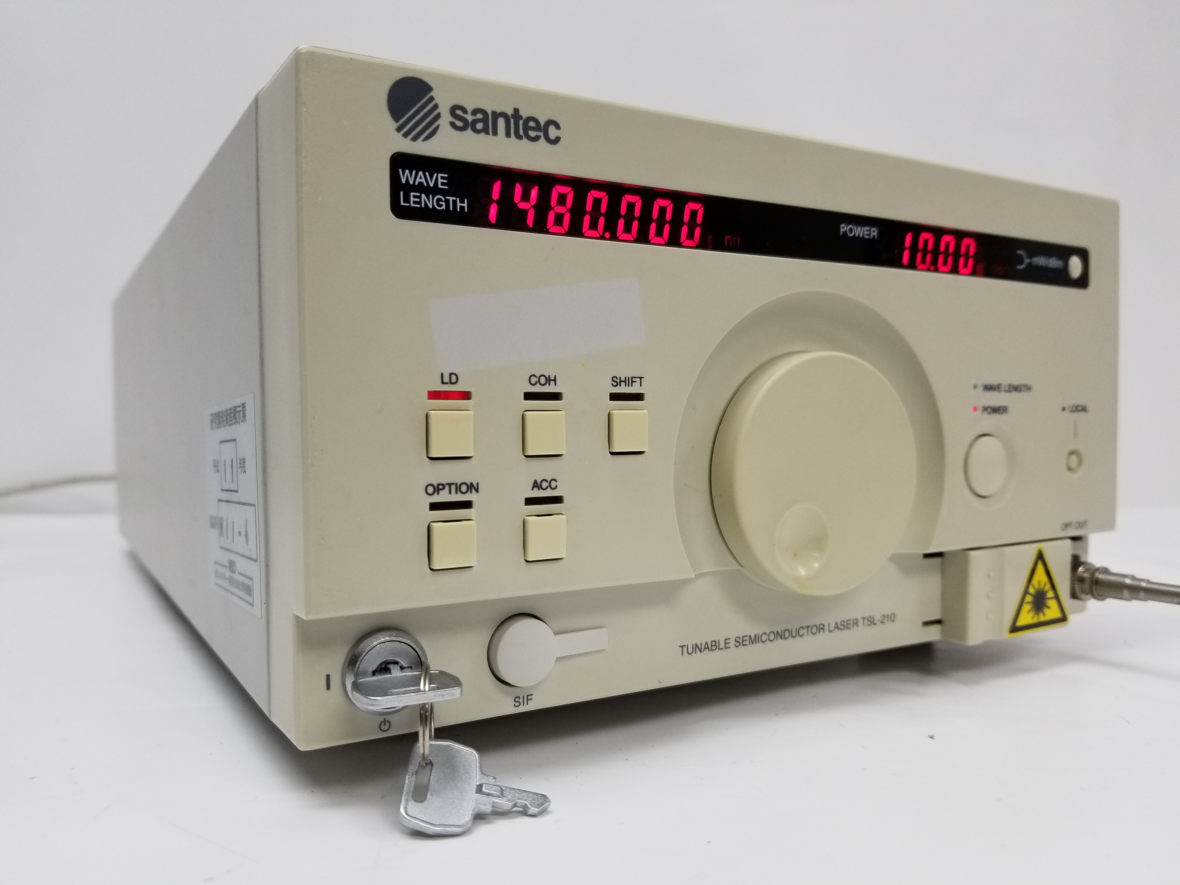 Santec TSL-210 tunable semiconductor laser 1520-1430nm - Lasers - BMI ...