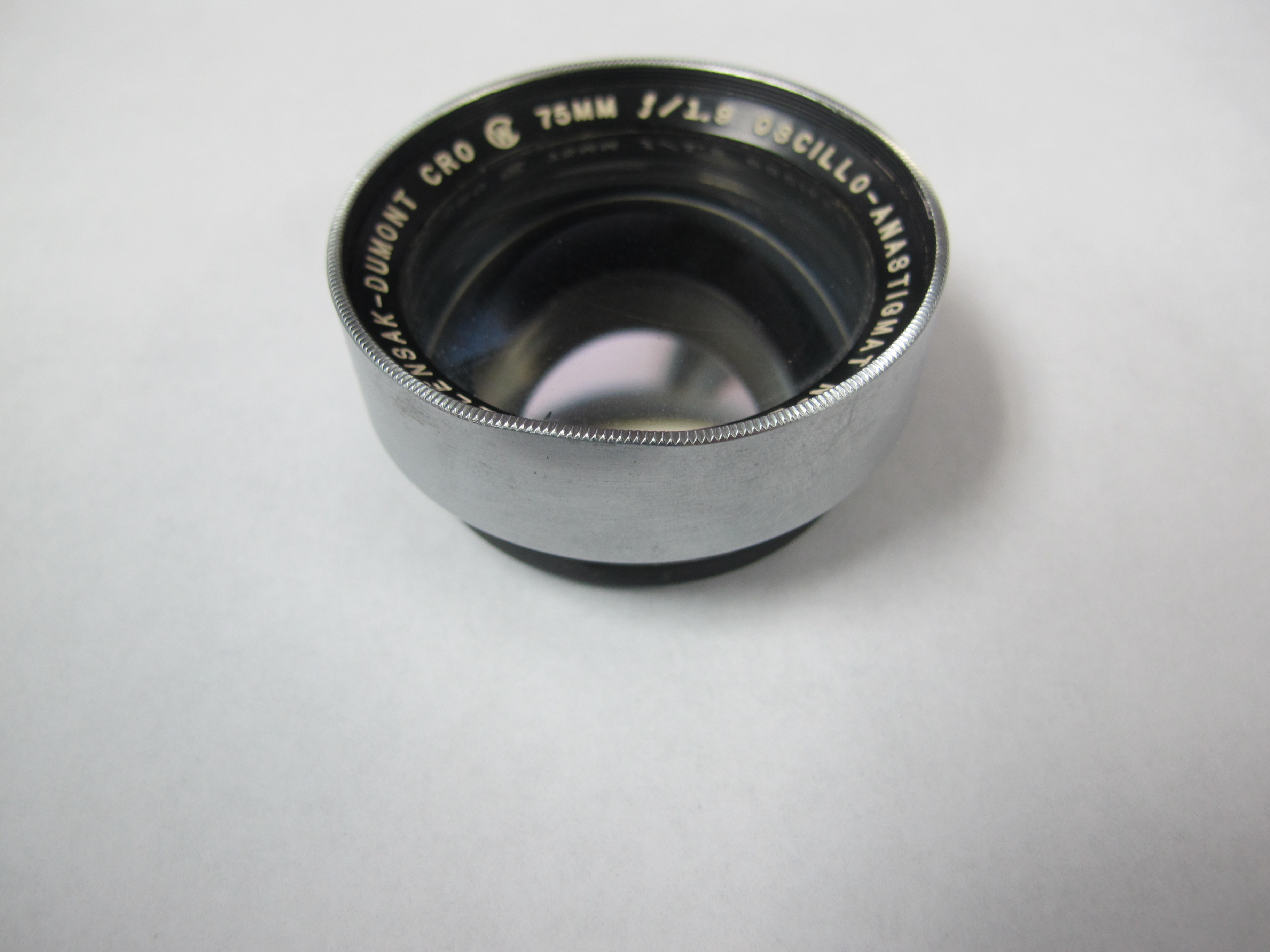 Wollensak-Dumont CRO Oscillo-Anastigmat 75mm f1.9 Alphax Lens - Camera Lenses - BMI Surplus