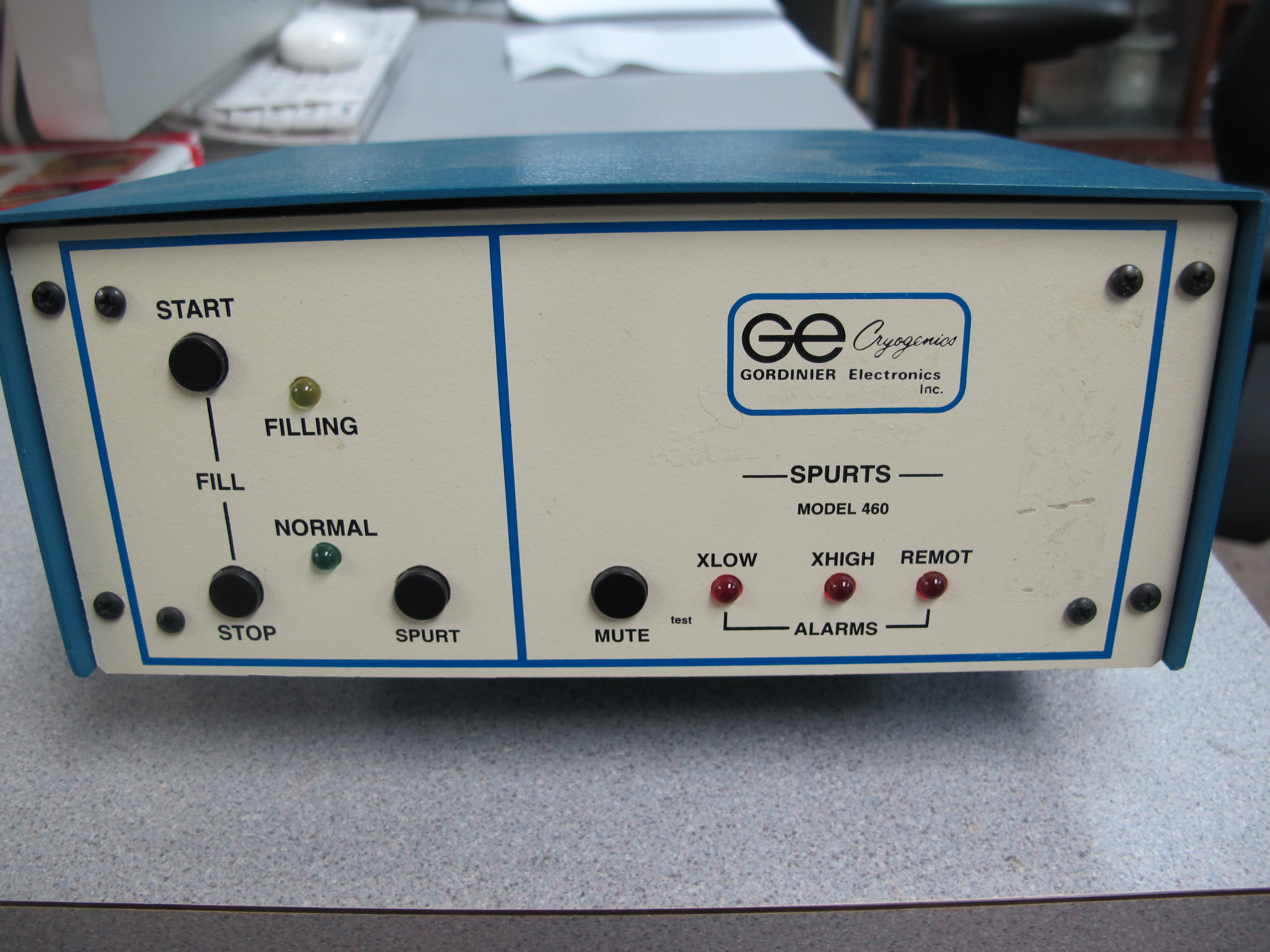 Liquid Nitrogen Monitor Gordinier Electronics - Industrial Equipment ...